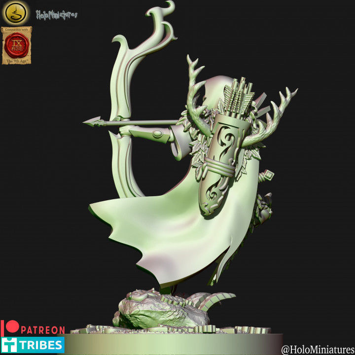 Wood elf pathfinders 3D model 3D printable | CGTrader