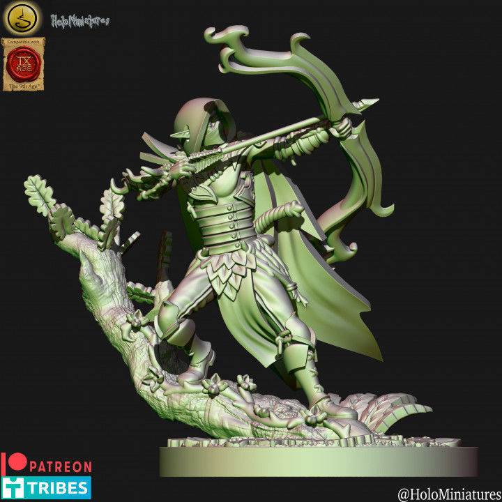 Wood elf pathfinders 3D model 3D printable | CGTrader