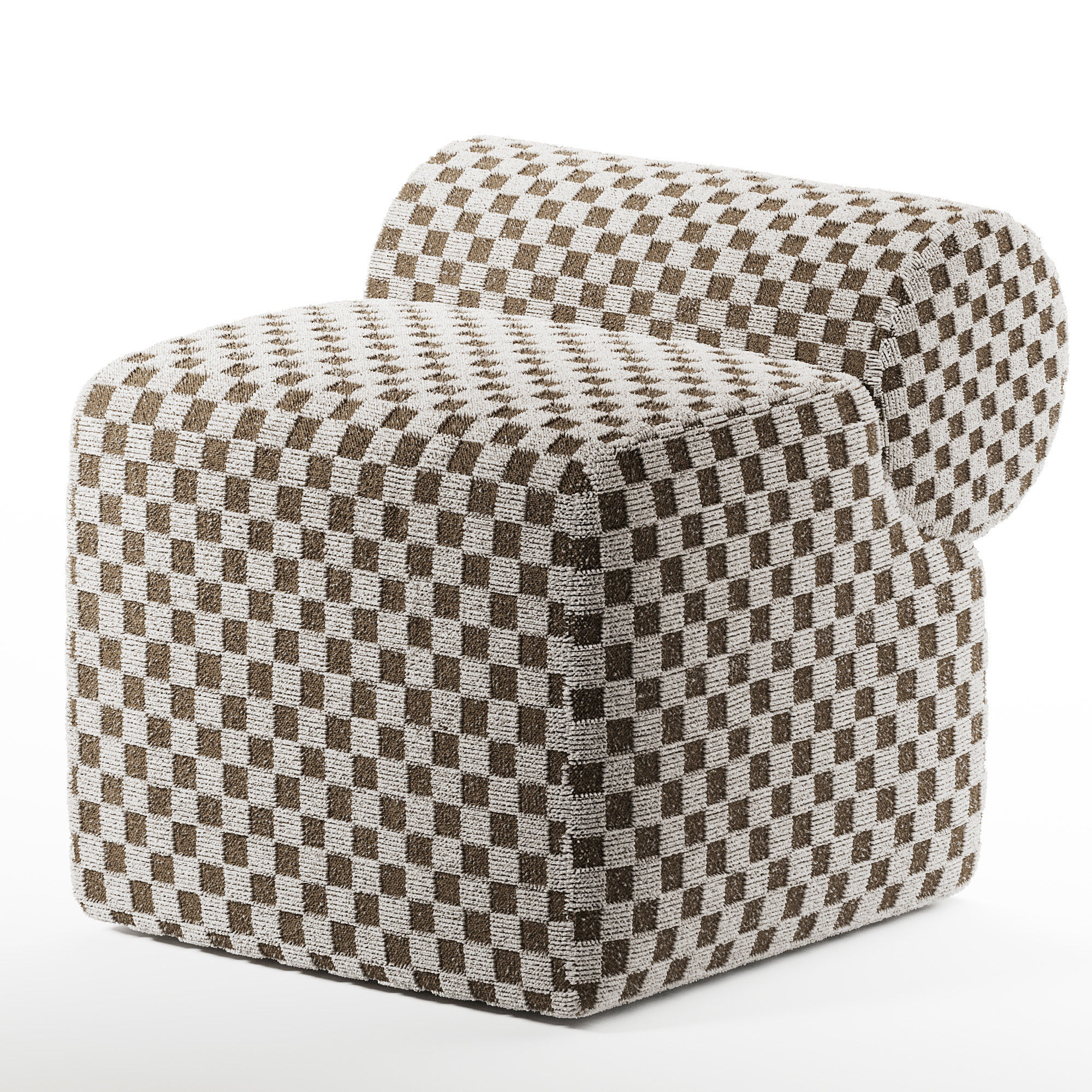 Kelly Wearstler Esfera Ottoman 3D model | CGTrader