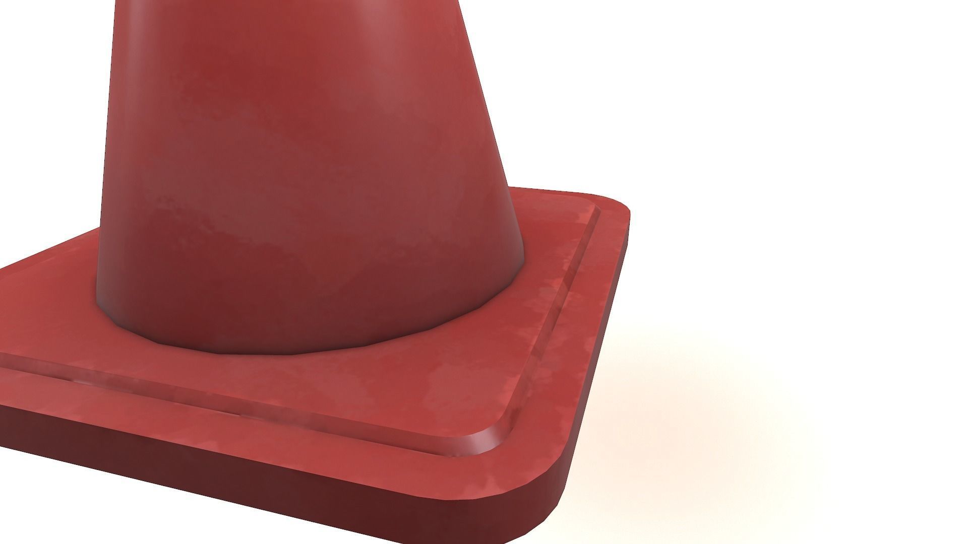 3D model Traffic Cone - Road Pontoon VR / AR / low-poly | CGTrader