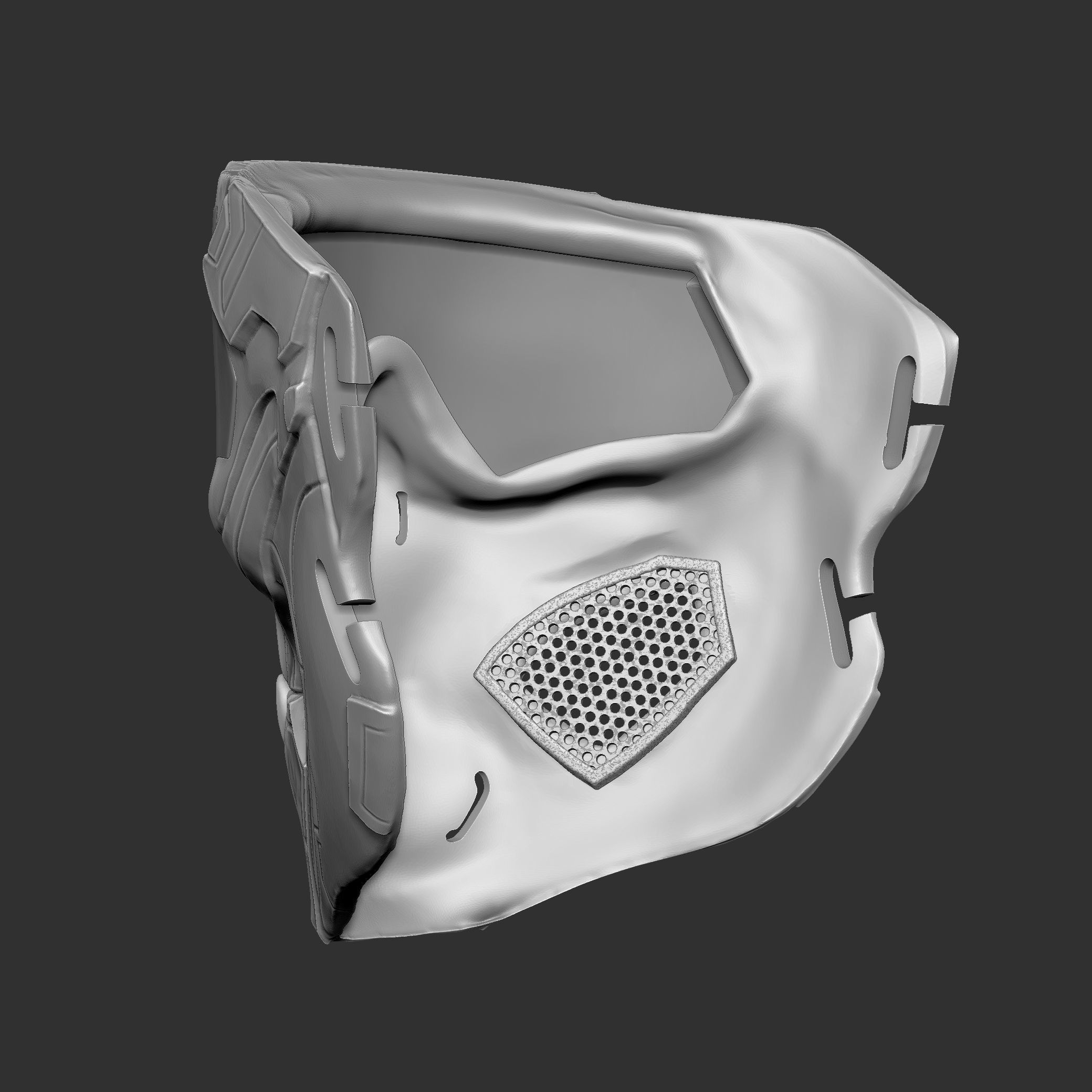 Prot Mask Combo v-01 02 3D model 3D printable | CGTrader