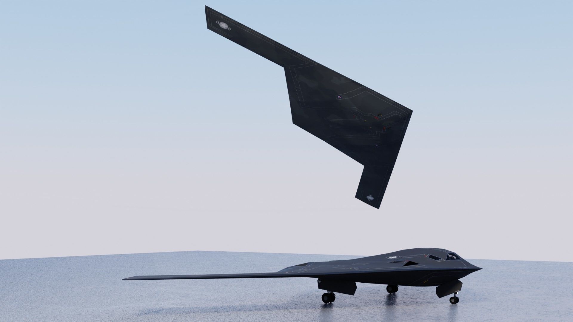 3D model Northrop Grumman B-21 Raider VR / AR / low-poly | CGTrader