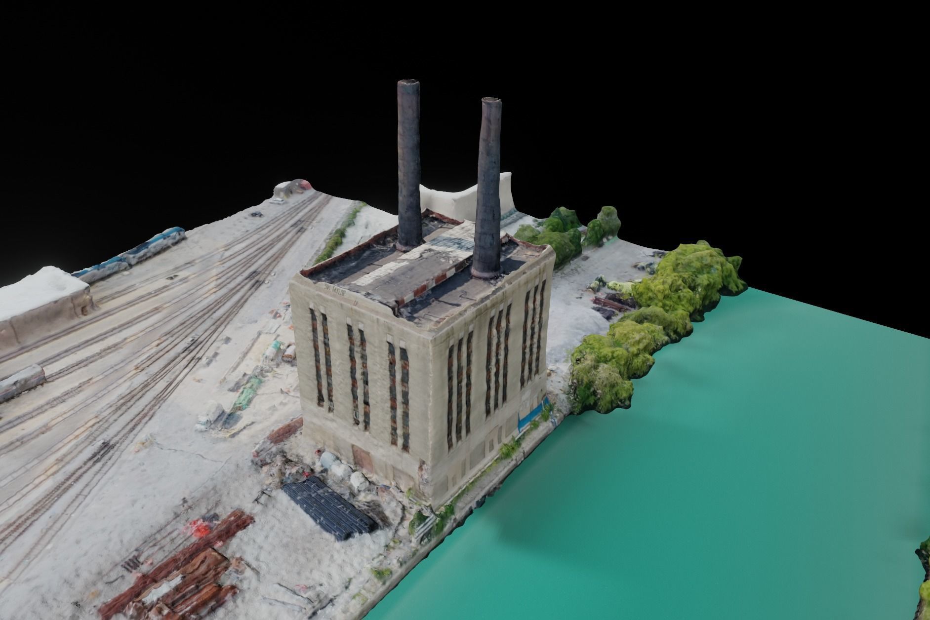 Power Station Photoscan 3D model | CGTrader