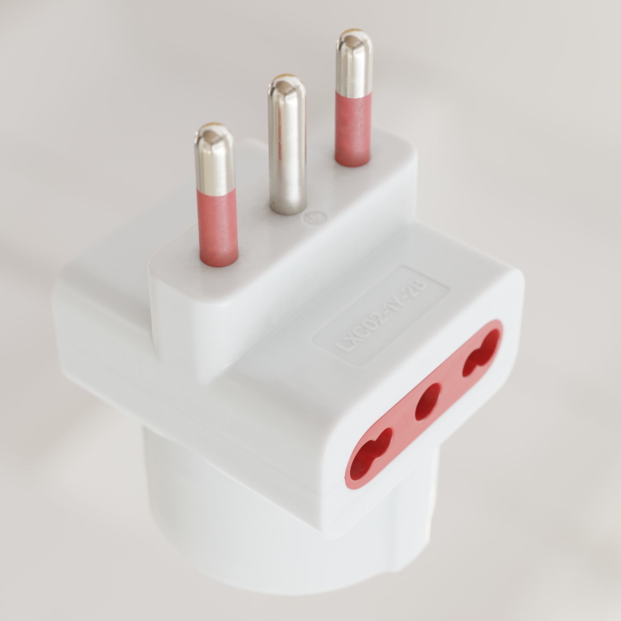 European - Italian wall plug adapter free 3D model | CGTrader