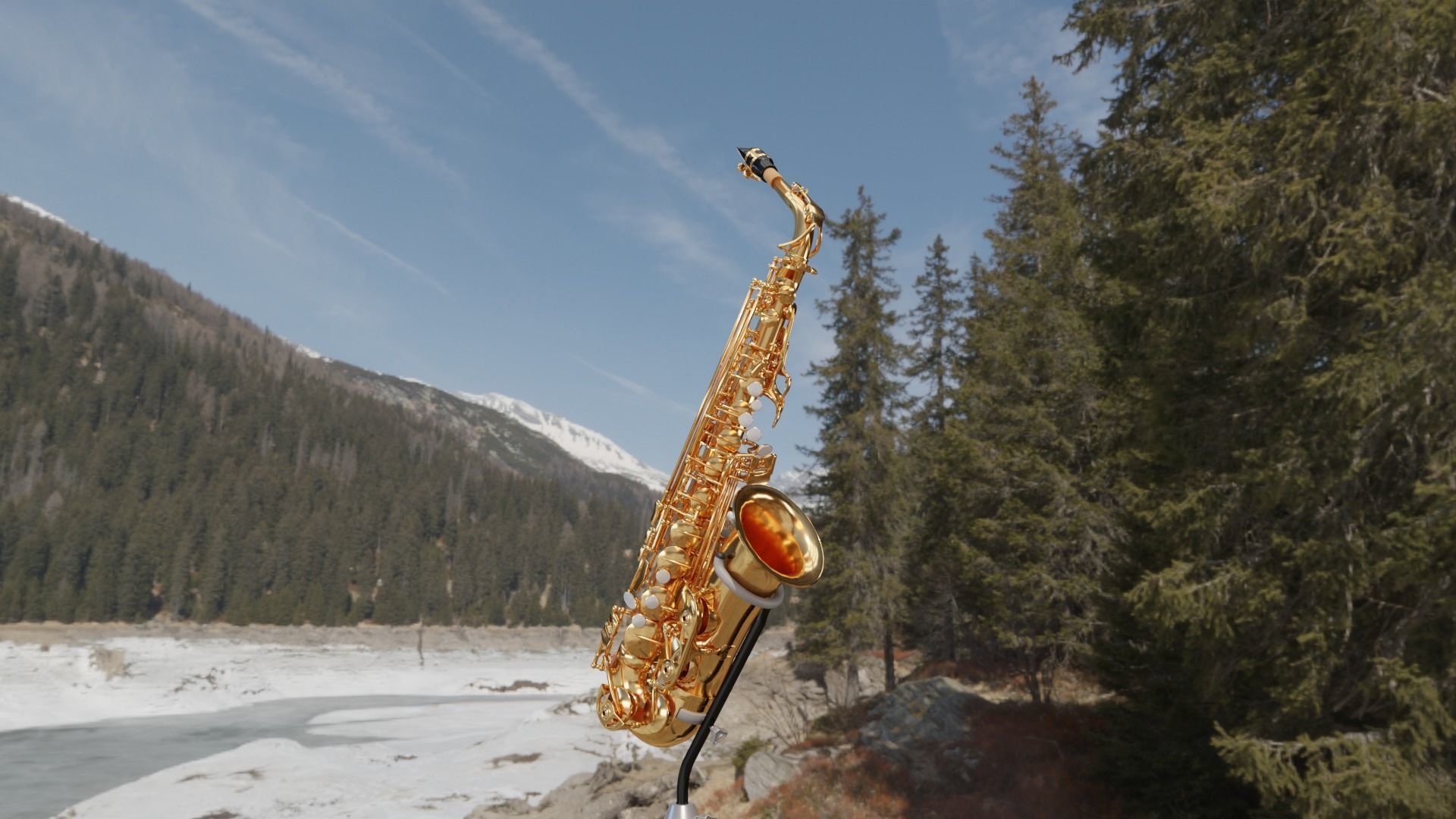 3D model Alto Saxophone - Yamaha YAS-280 - DMAXDesigns VR / AR / low ...