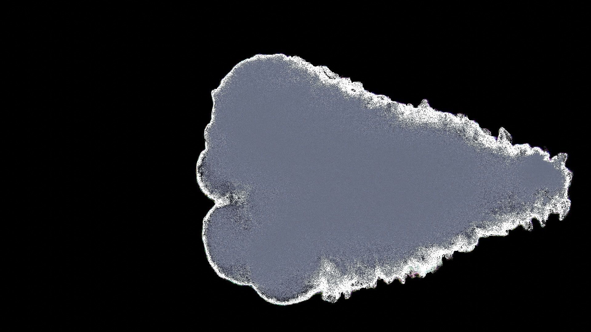 3D model Muzzle Flash High Detail Simulation VDB VR / AR / low-poly ...