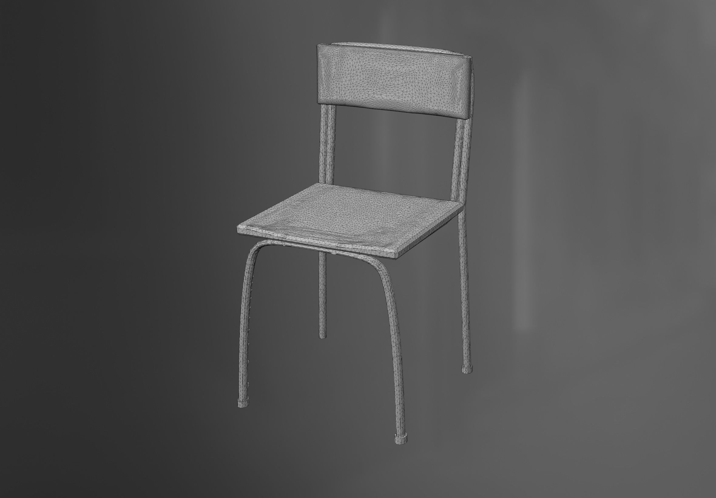 Simple Chair 3D model 3D model | CGTrader
