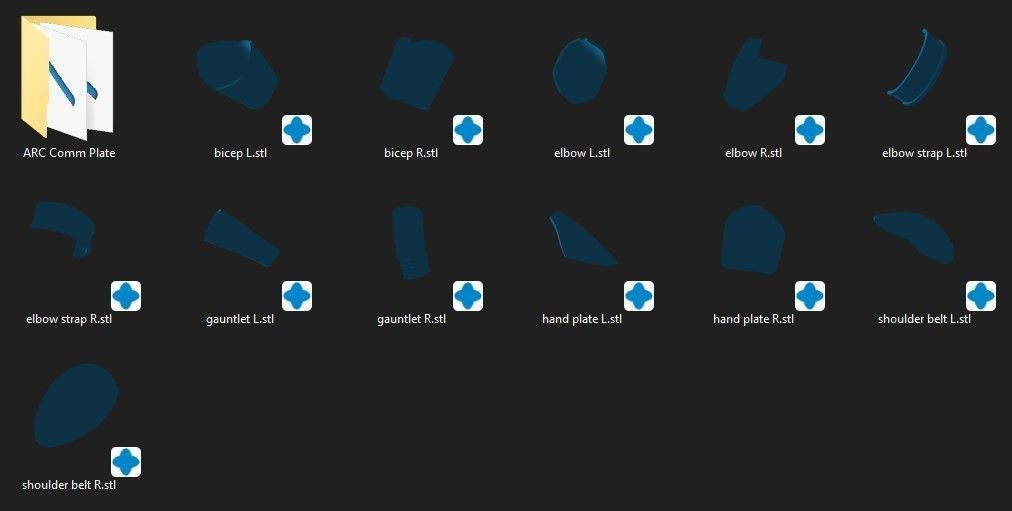 Alpha ARC Trooper Full Size Armor Props STL 3D model 3D printable ...