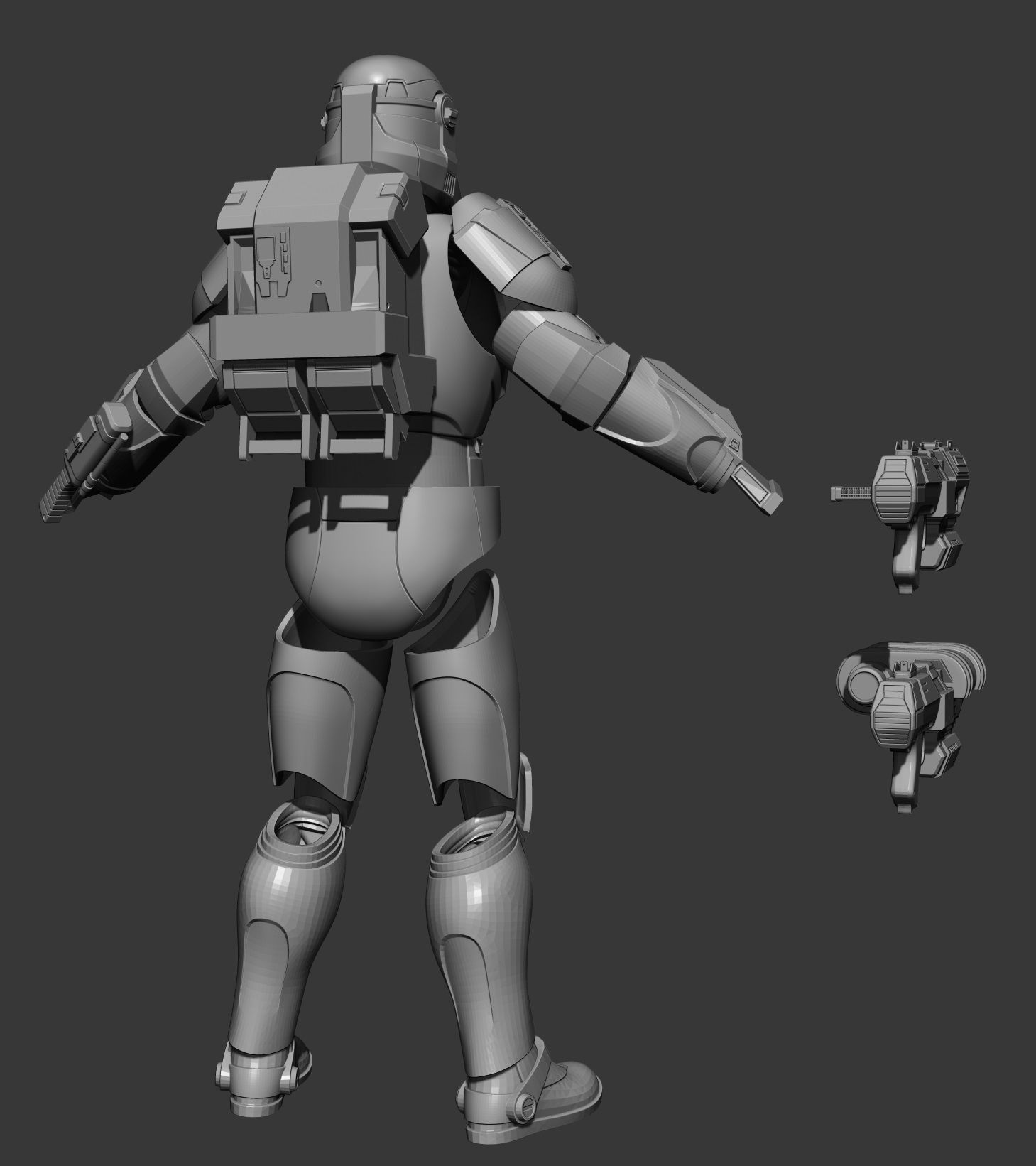 Commando Hunter Armor One12 Scale 3D files 3D model 3D printable | CGTrader
