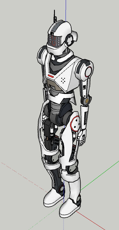 3D model Robot Loki M1 Mass Effect VR / AR / low-poly | CGTrader