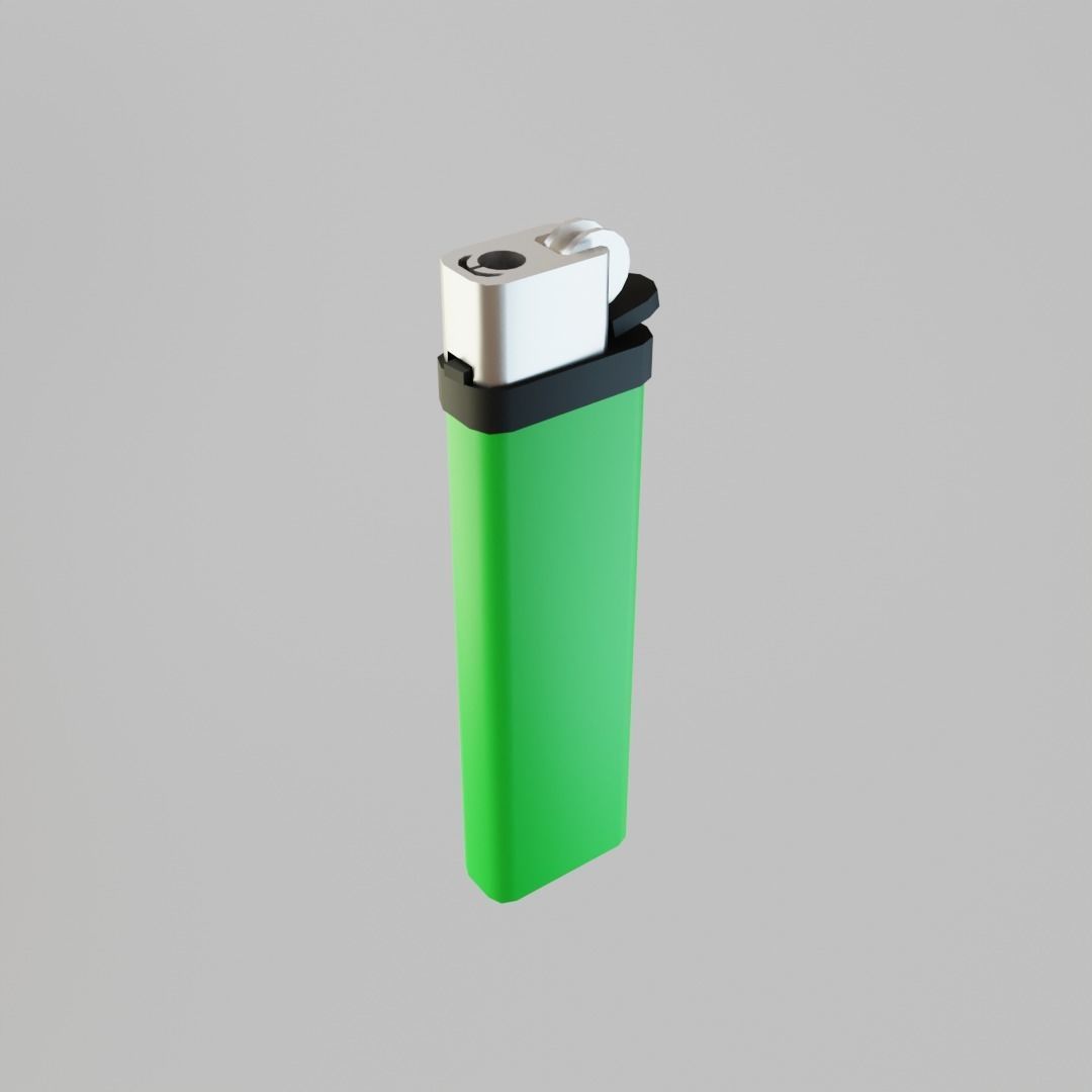 Low-poly Lighter free VR / AR / low-poly 3D model | CGTrader