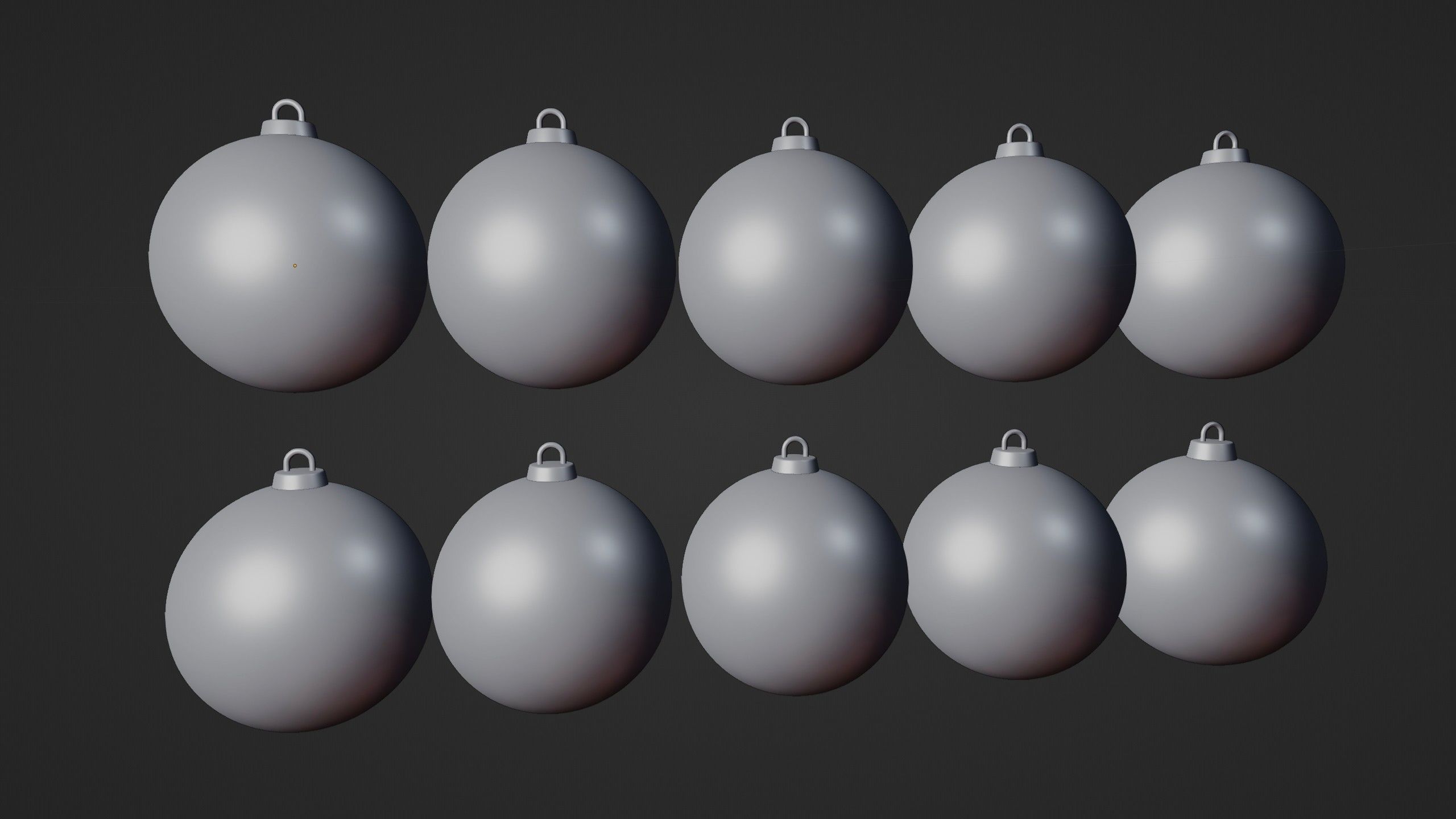 Blender Procedural Material Pack 11 - Christmas Ornaments 3D model ...