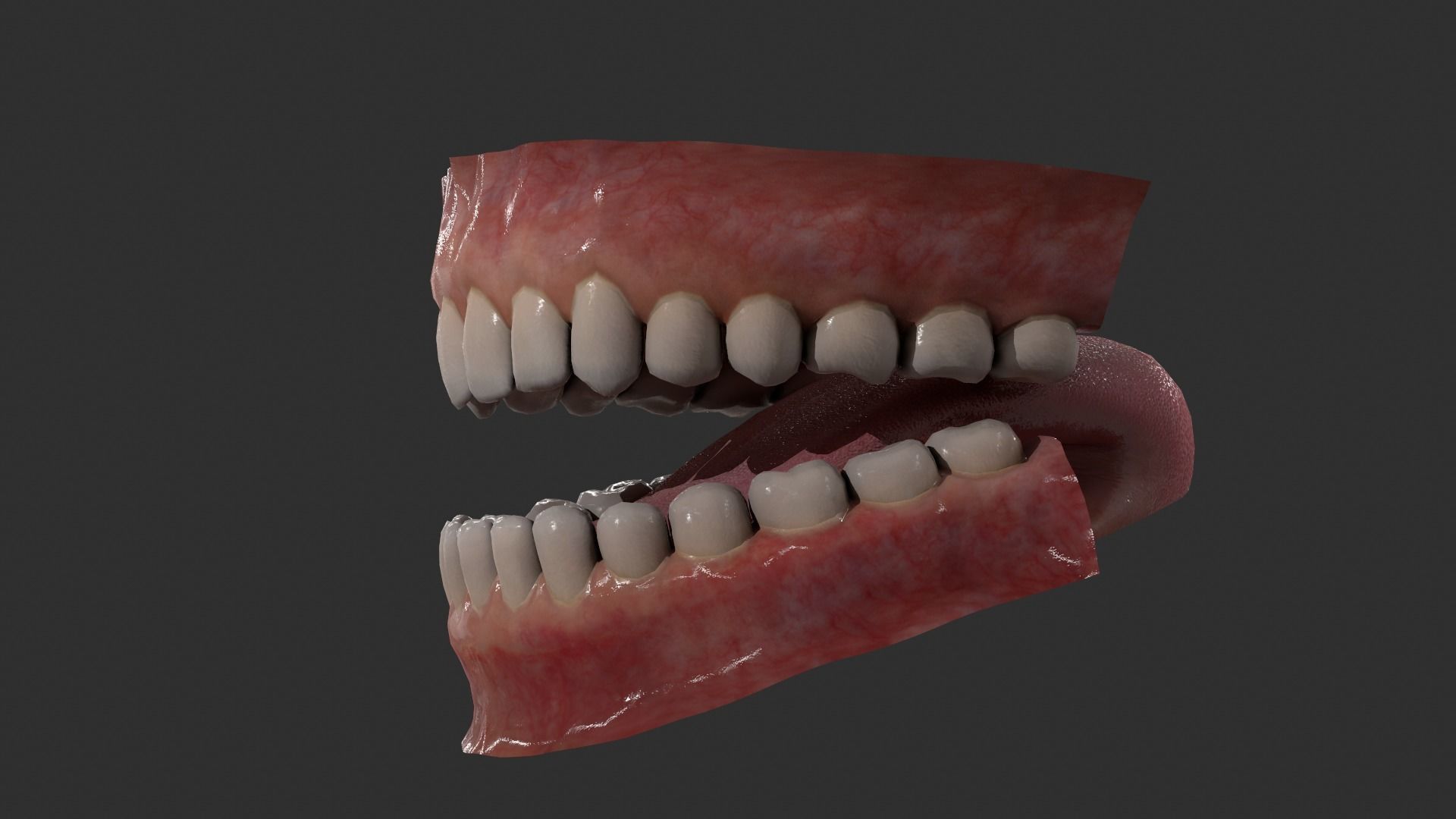 3D model Realistic Human Mouth VR / AR / low-poly | CGTrader