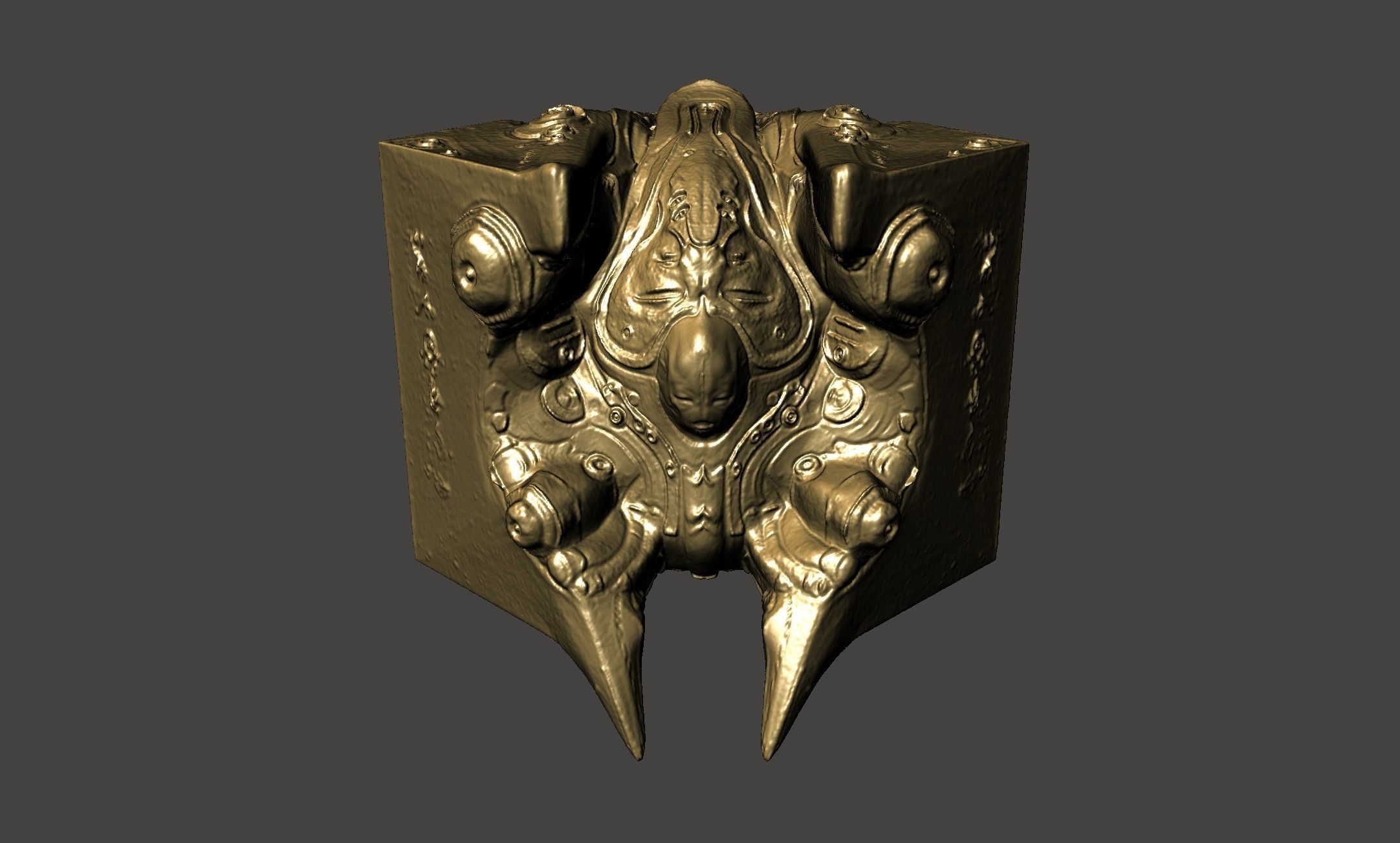 DOOM 3 SOULCUBE - ULTRA DETAILED MESH Hi-Poly STL 3D model 3D printable ...