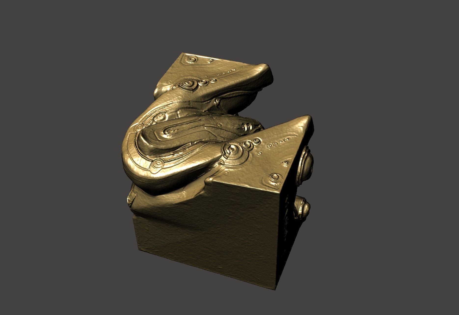 DOOM 3 SOULCUBE - ULTRA DETAILED MESH Hi-Poly STL 3D model 3D printable ...