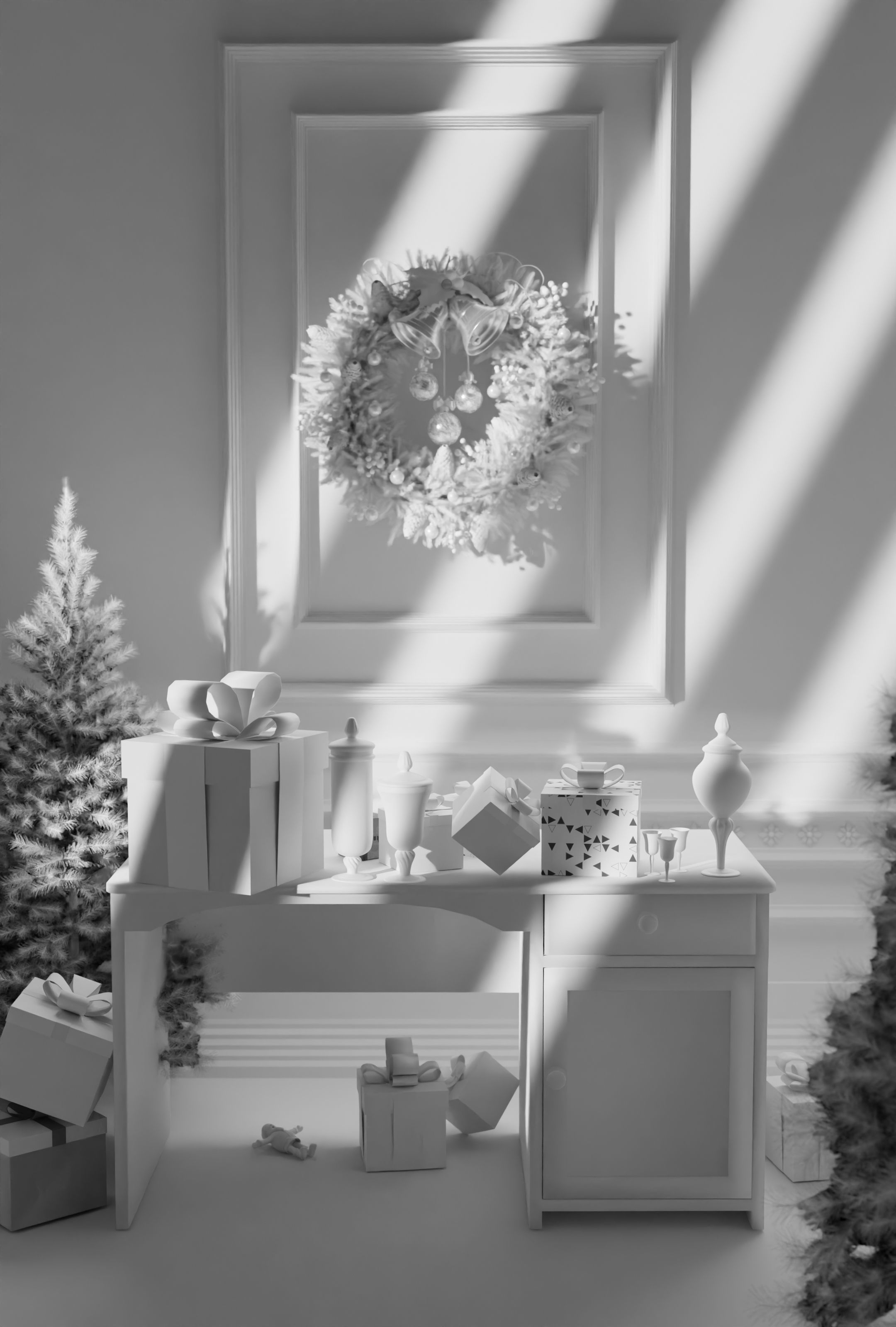 Christmas Scene 3D model | CGTrader