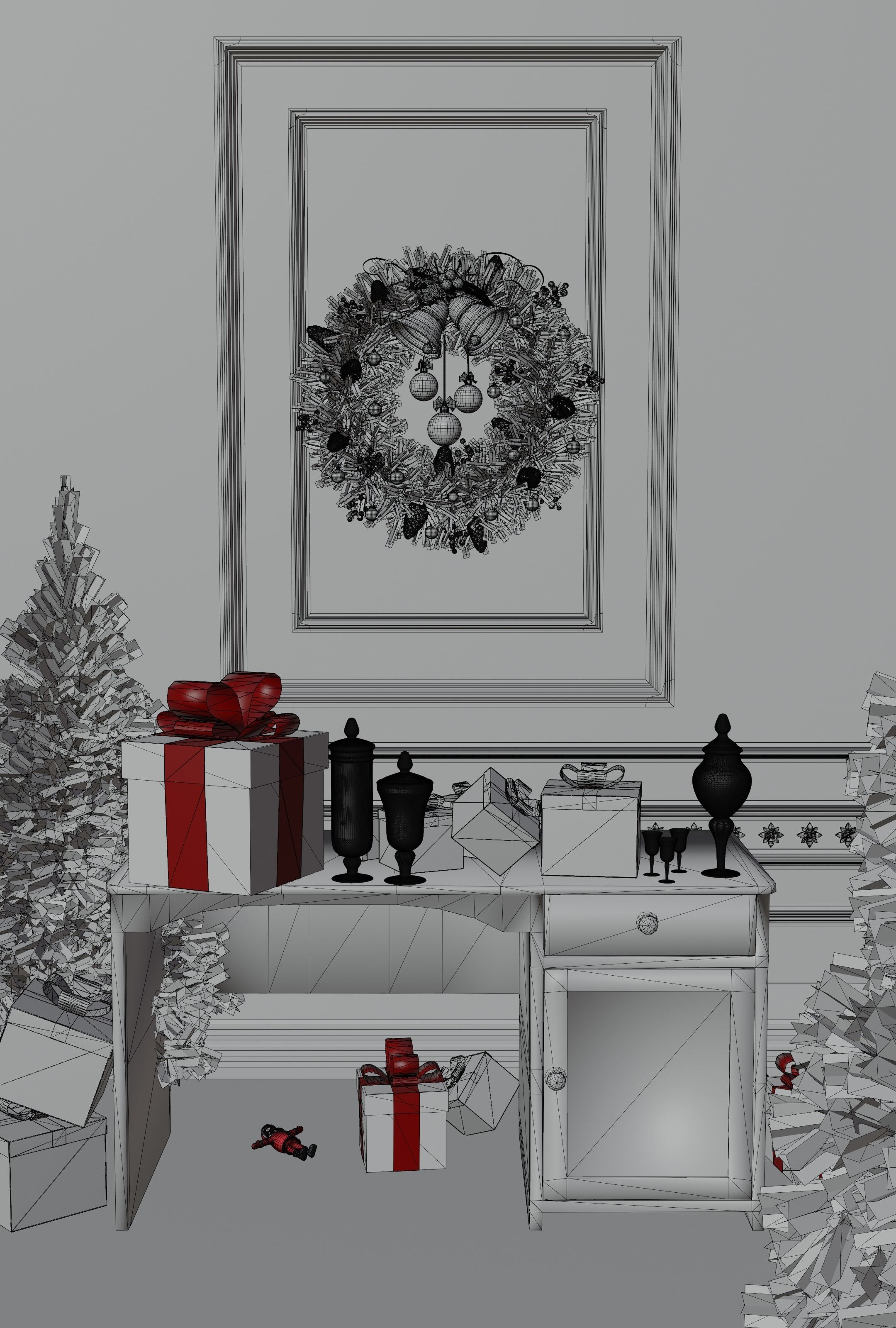 Christmas Scene 3D model | CGTrader