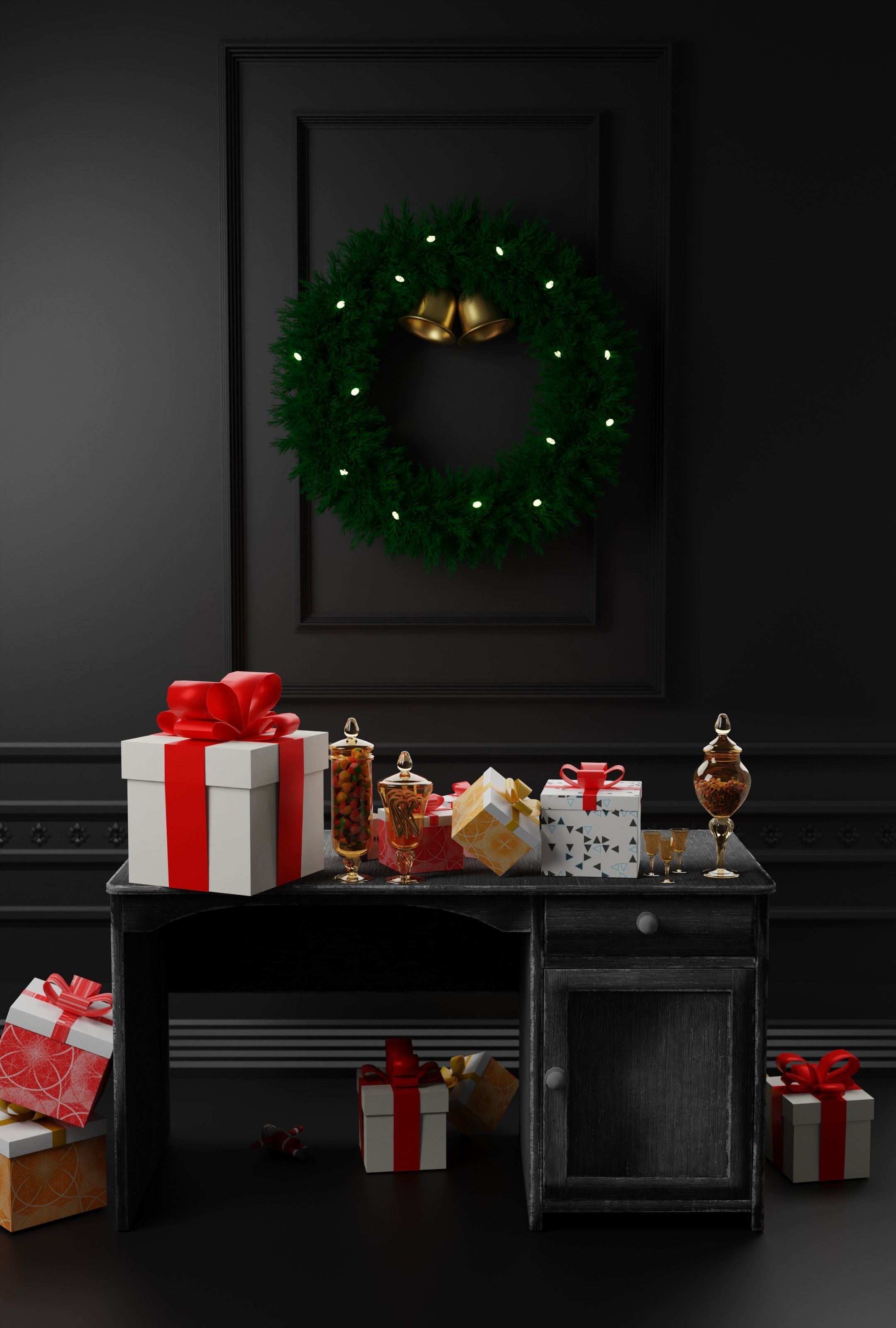 Christmas Scene 3D model | CGTrader