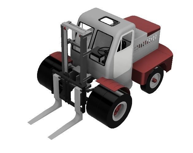 RC FORKLIFT LVOV AP 4045 scale 10 3D model 3D printable | CGTrader