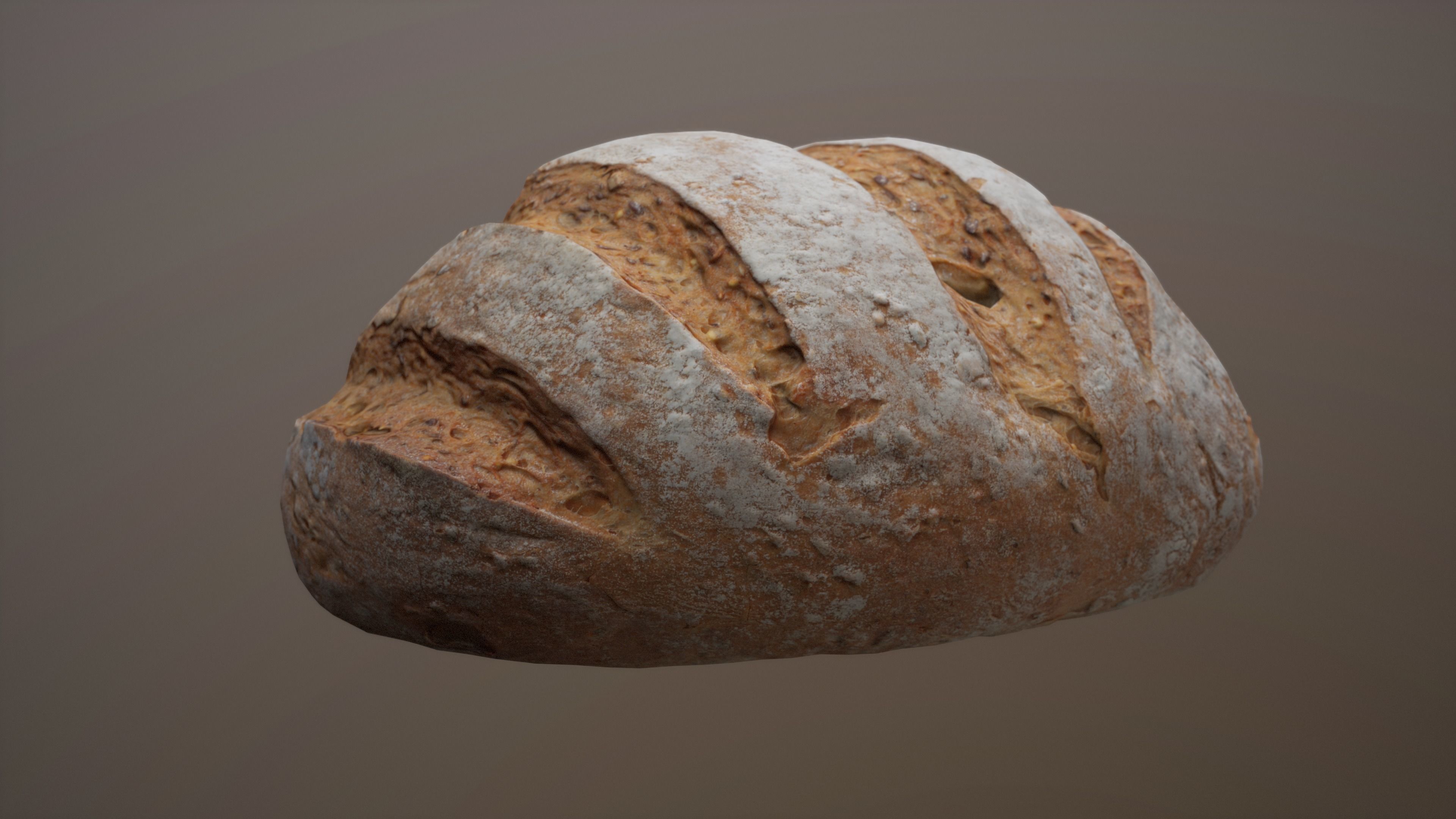 3D model Crunchy Millet Bread VR / AR / low-poly | CGTrader