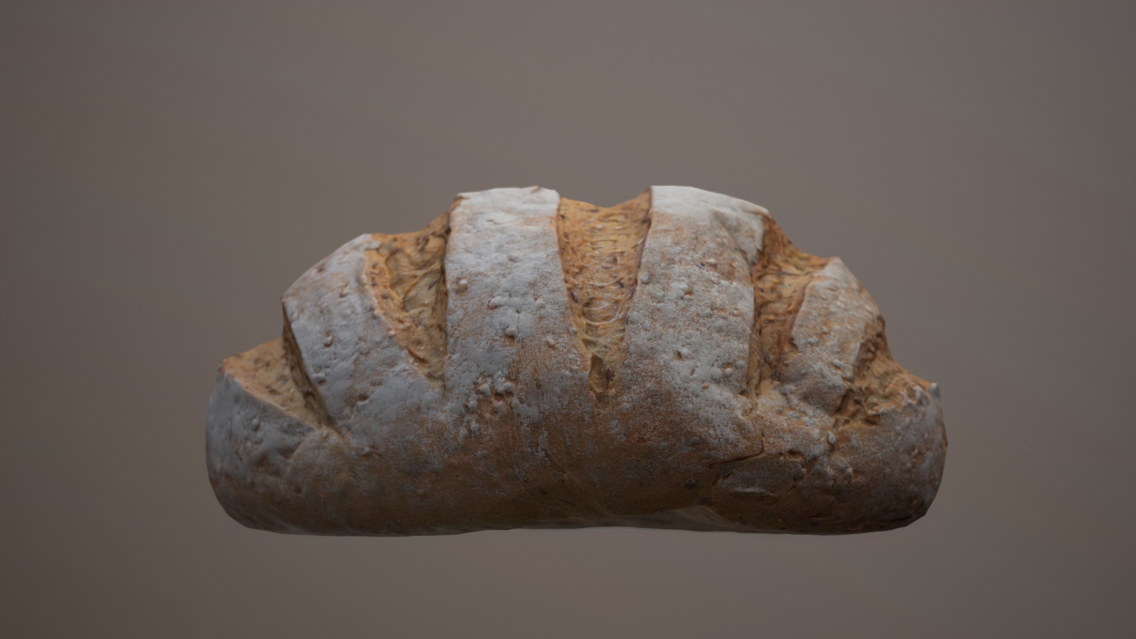 3D model Crunchy Millet Bread VR / AR / low-poly | CGTrader