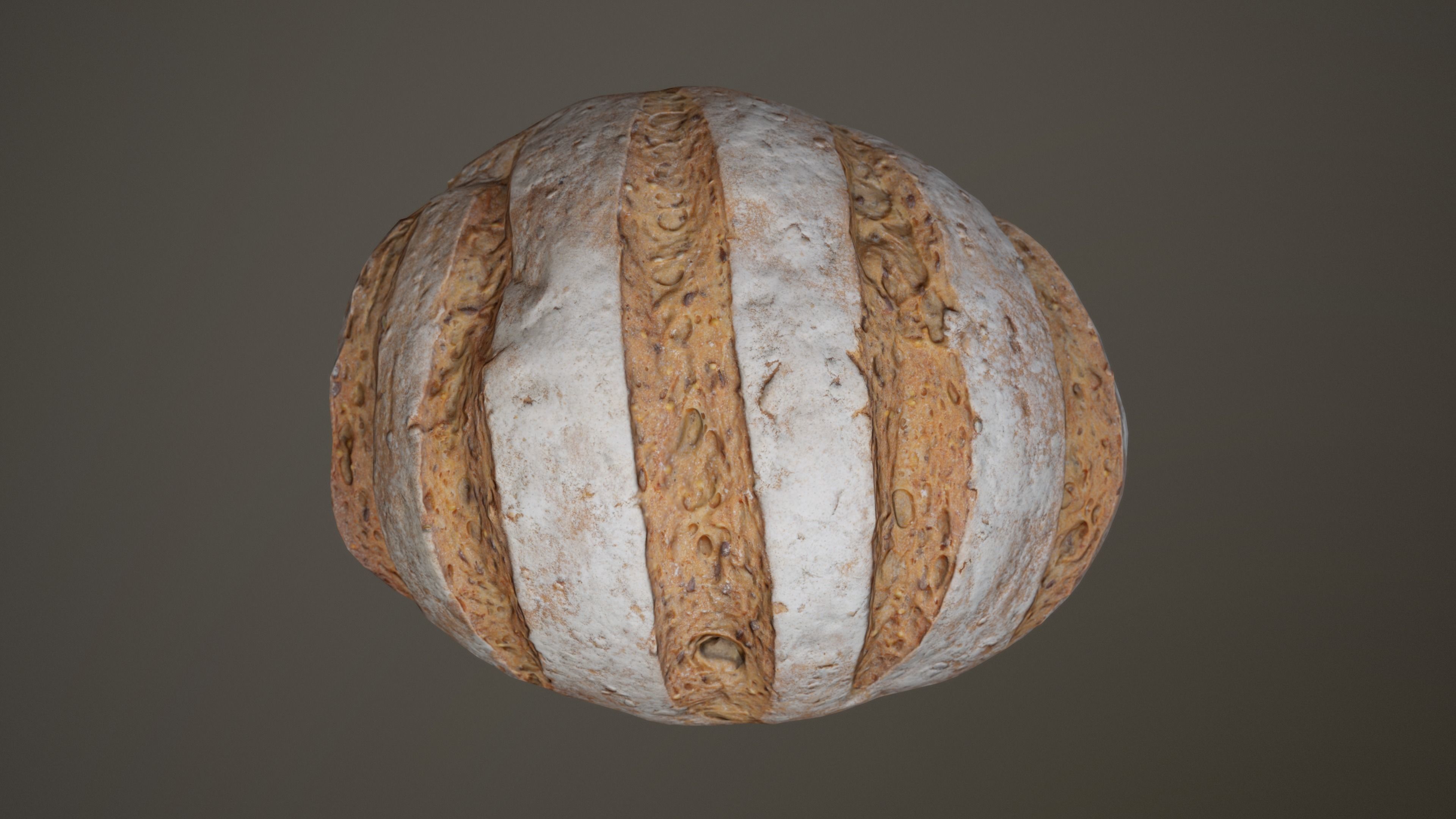 3D model Crunchy Millet Bread VR / AR / low-poly | CGTrader