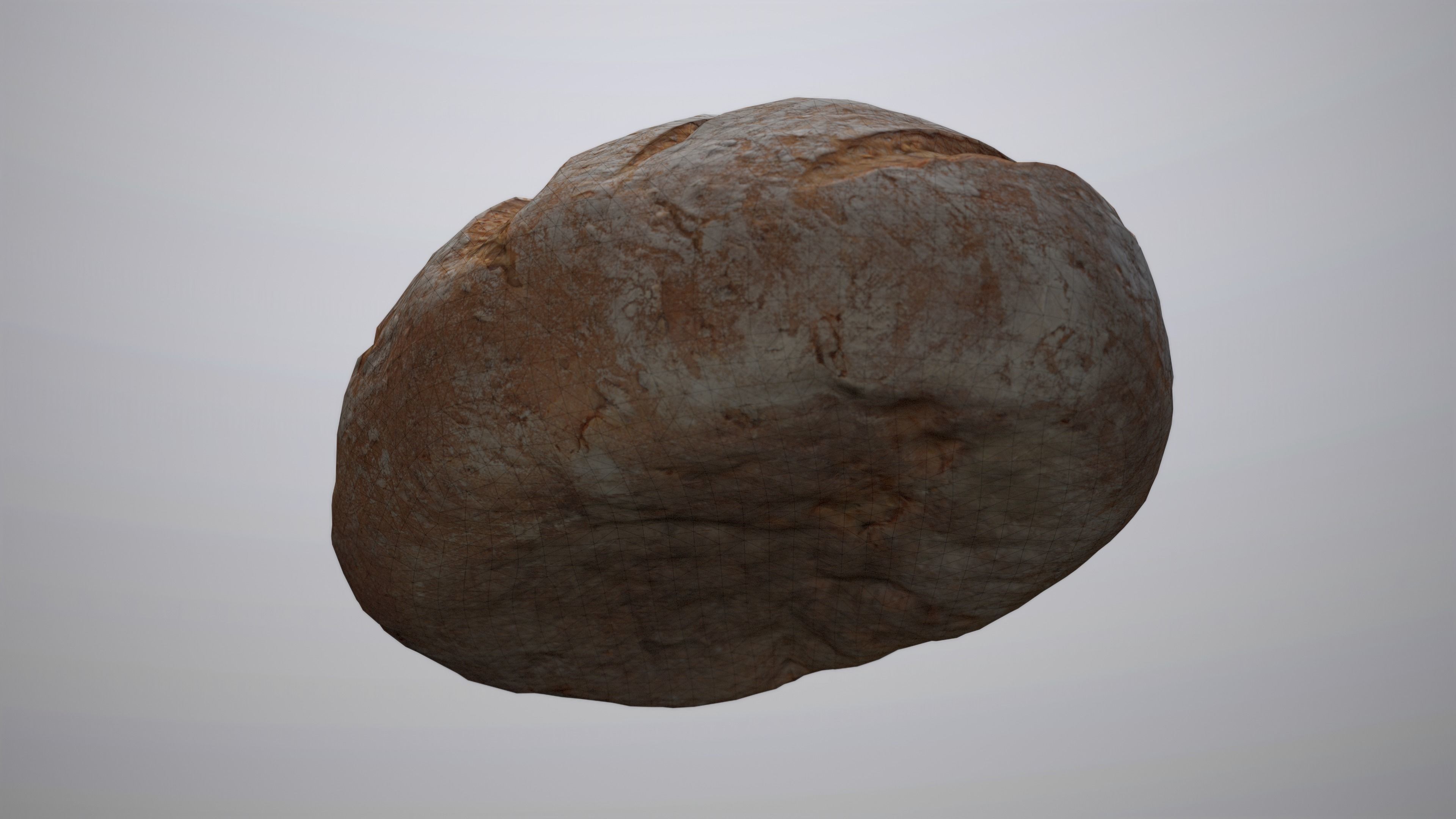 3D model Crunchy Millet Bread VR / AR / low-poly | CGTrader