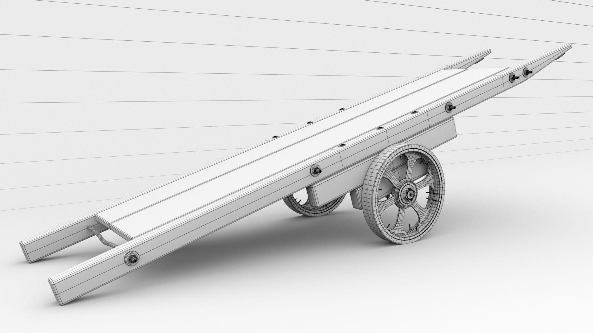 3D model Wooden Hath Gadi VR / AR / low-poly | CGTrader