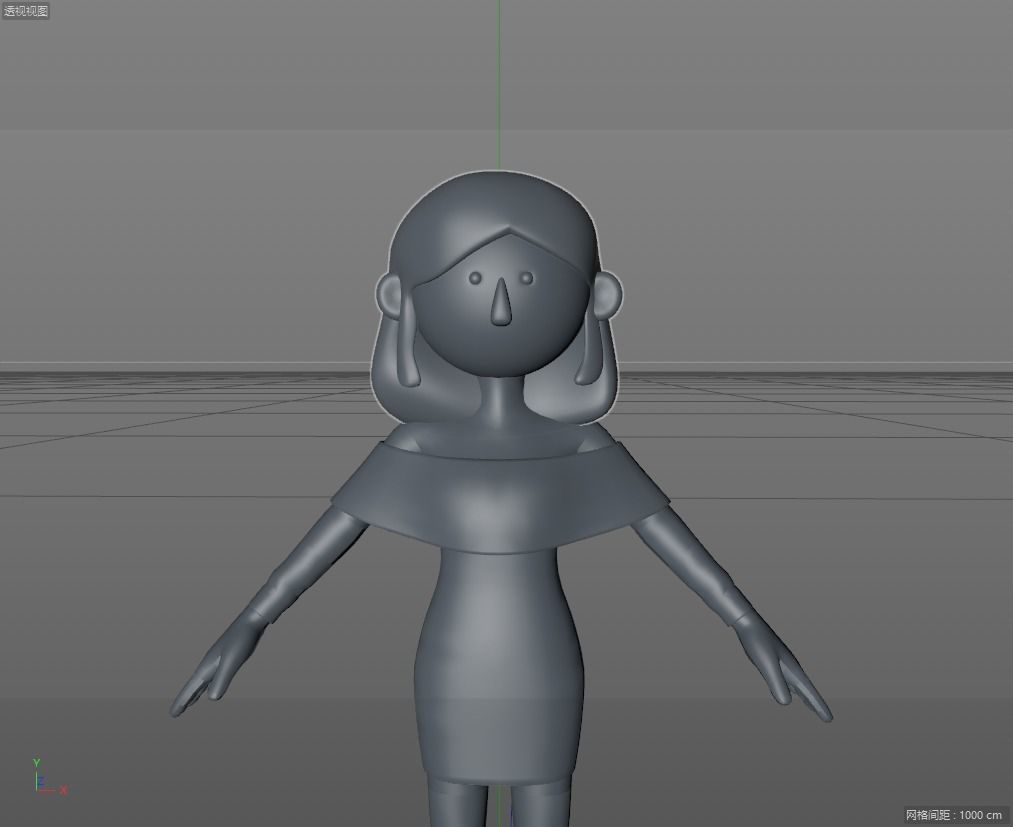 C4D woman mother role model 3D model | CGTrader
