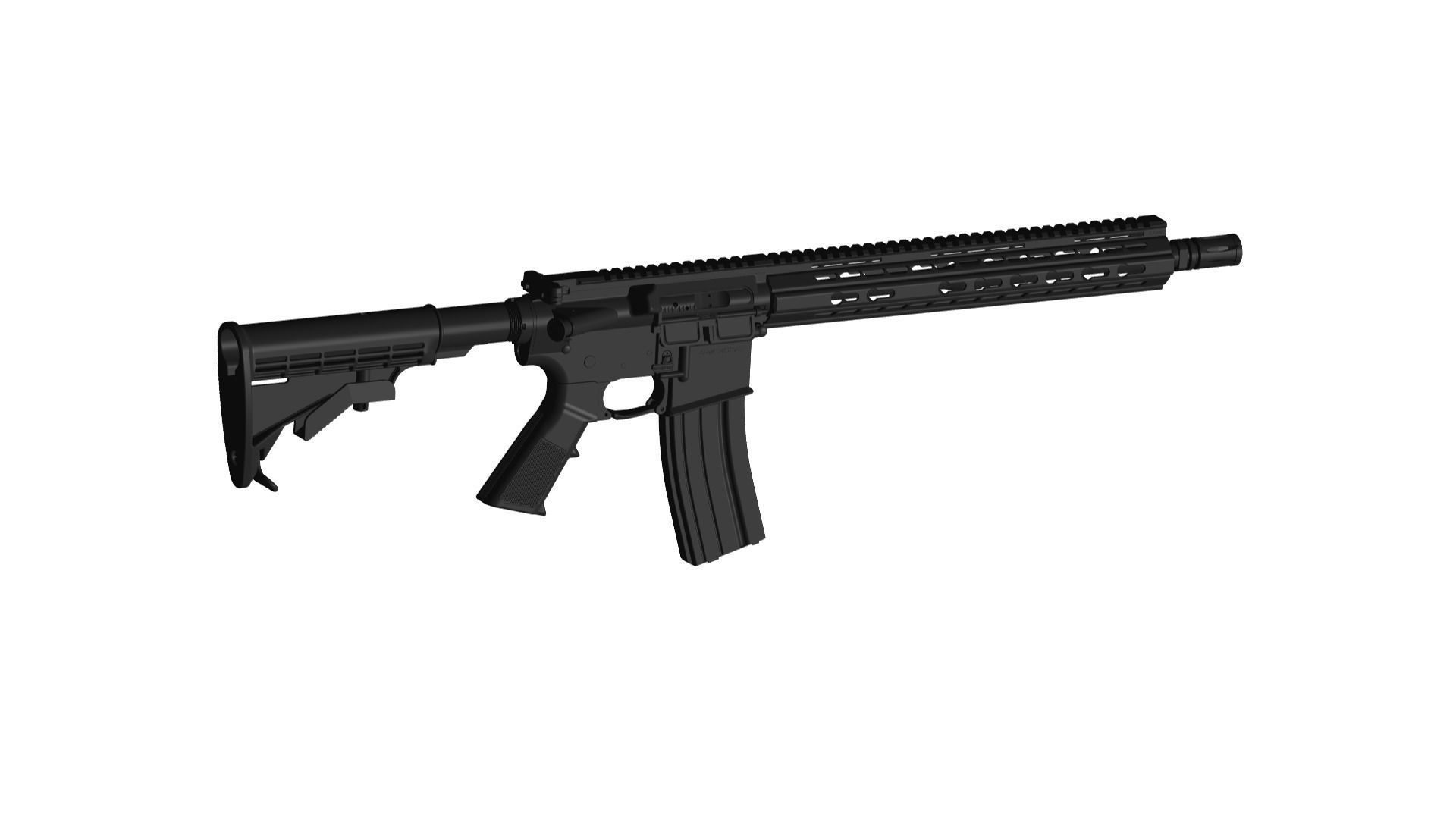 M4A2 RIFLE 3D model | CGTrader