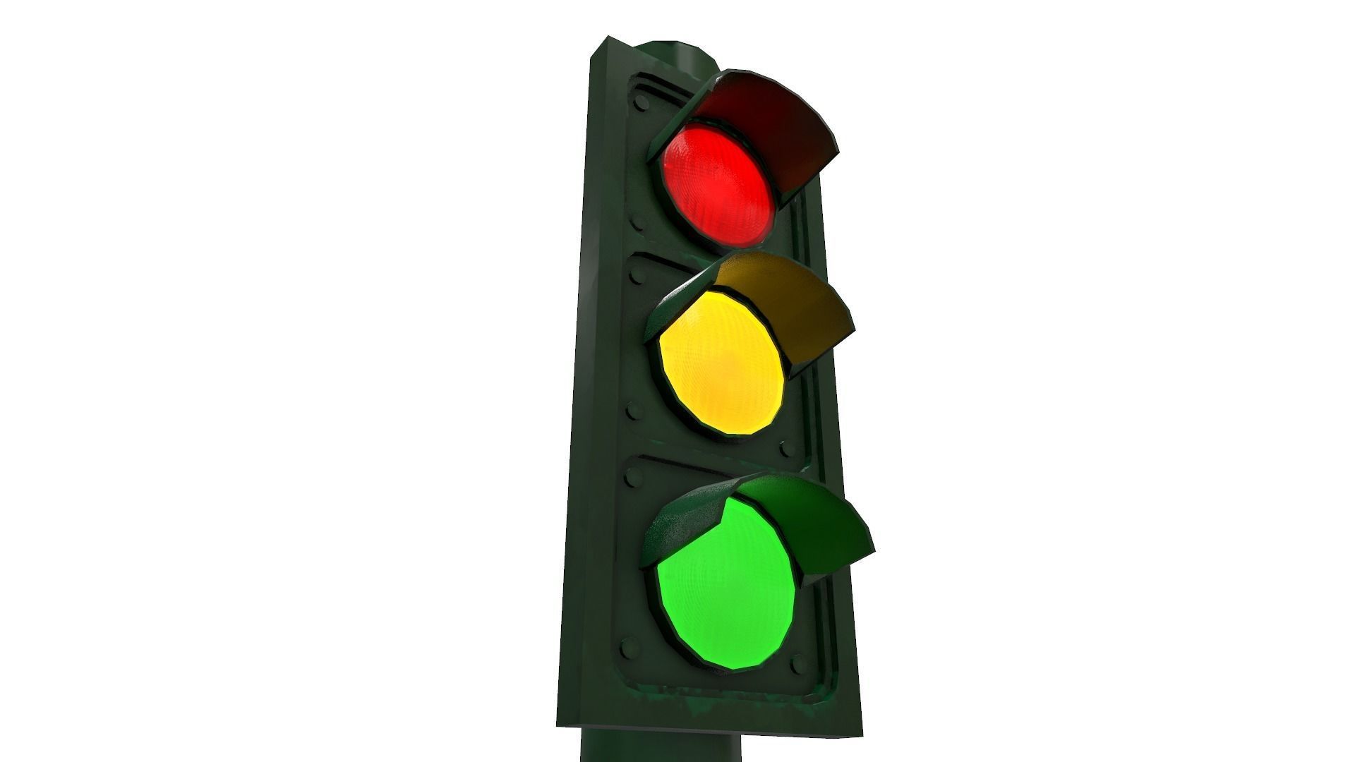 Traffic Light free VR / AR / low-poly 3D model | CGTrader