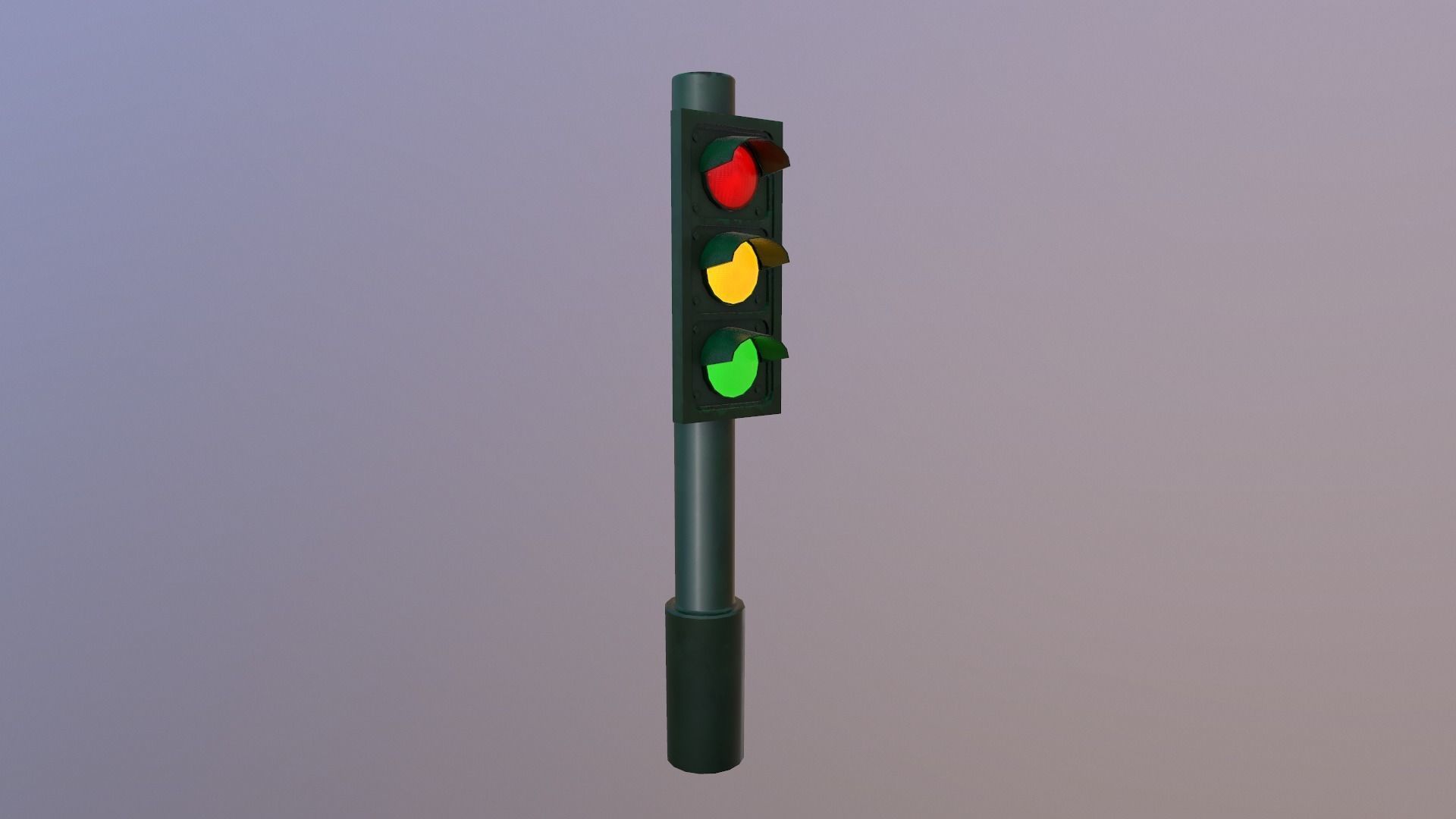 Traffic Light free VR / AR / low-poly 3D model | CGTrader