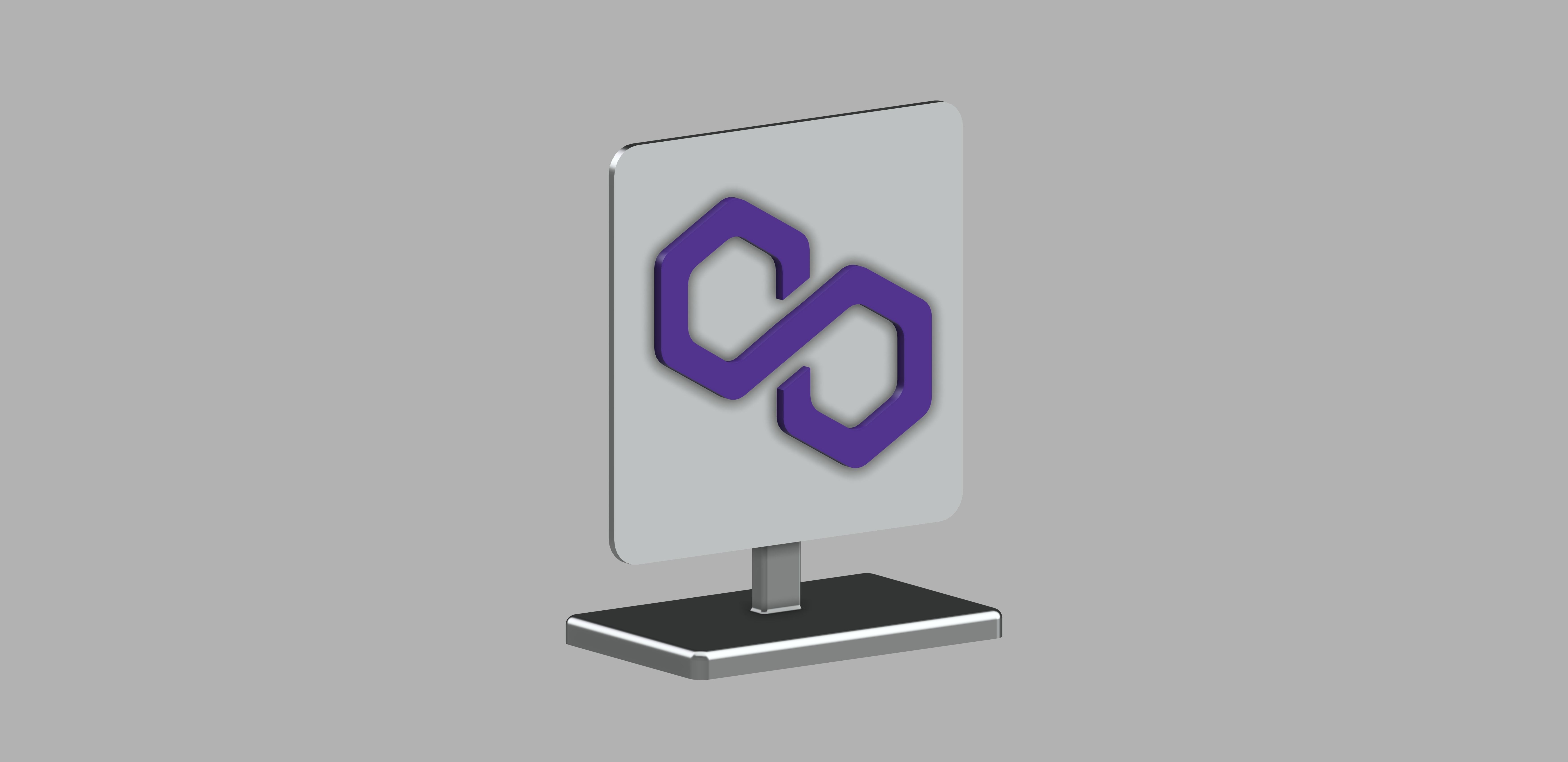 Polygon Logo Stand 3D model 3D printable | CGTrader