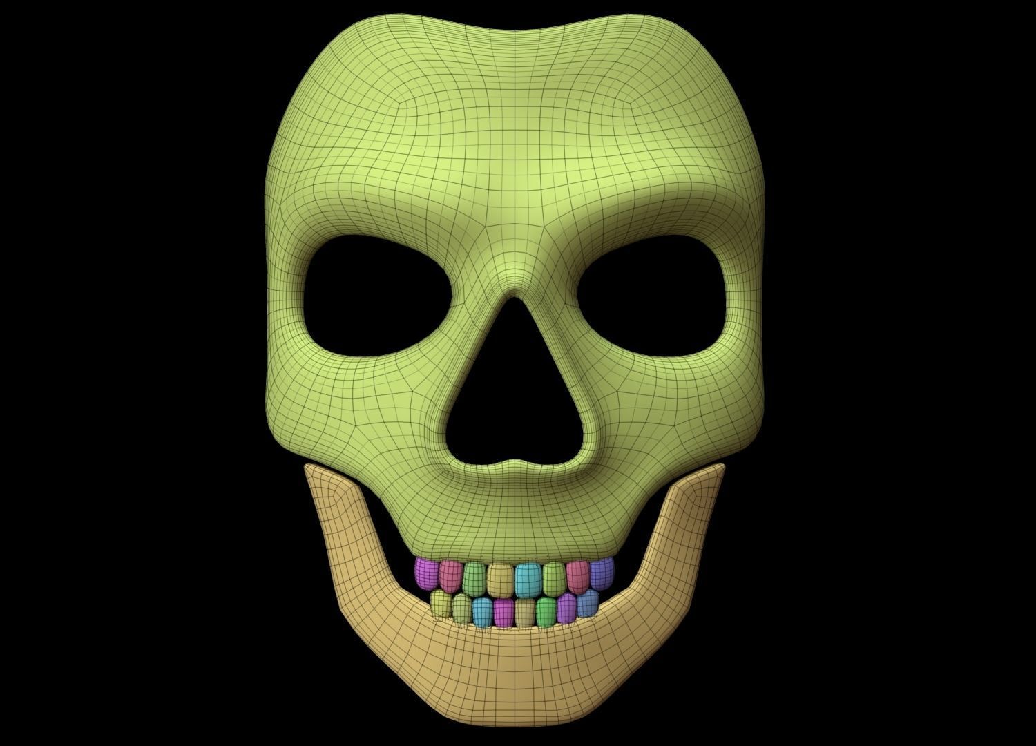 Skull Mask 3D model | CGTrader