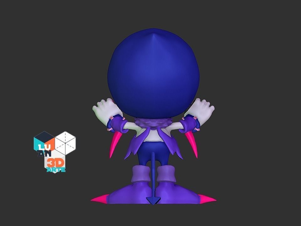 Dracmon Chibi 3D model 3D printable | CGTrader