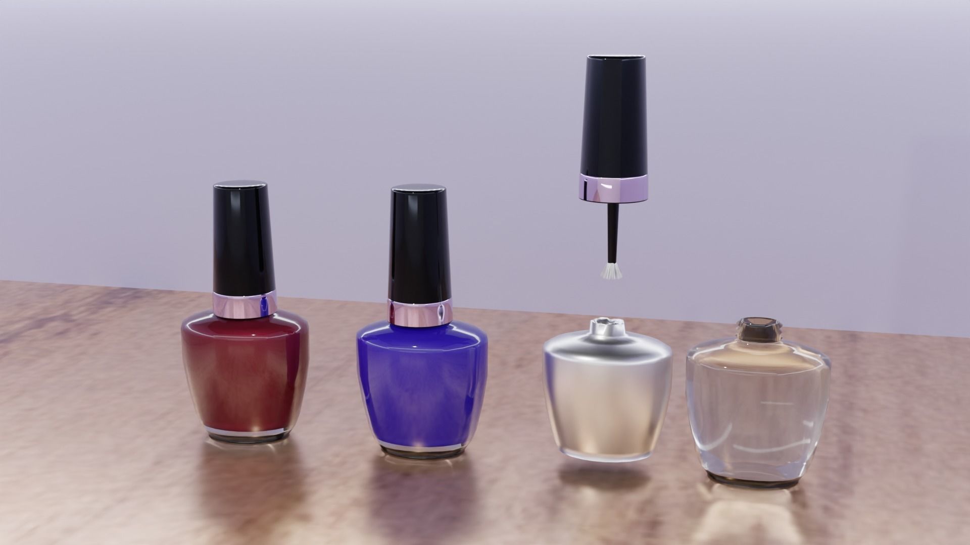 3D model Nail polish 3D low-poly model VR / AR / low-poly | CGTrader