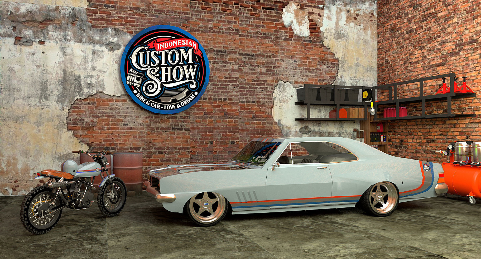 3D model car and bike VR / AR / low-poly | CGTrader