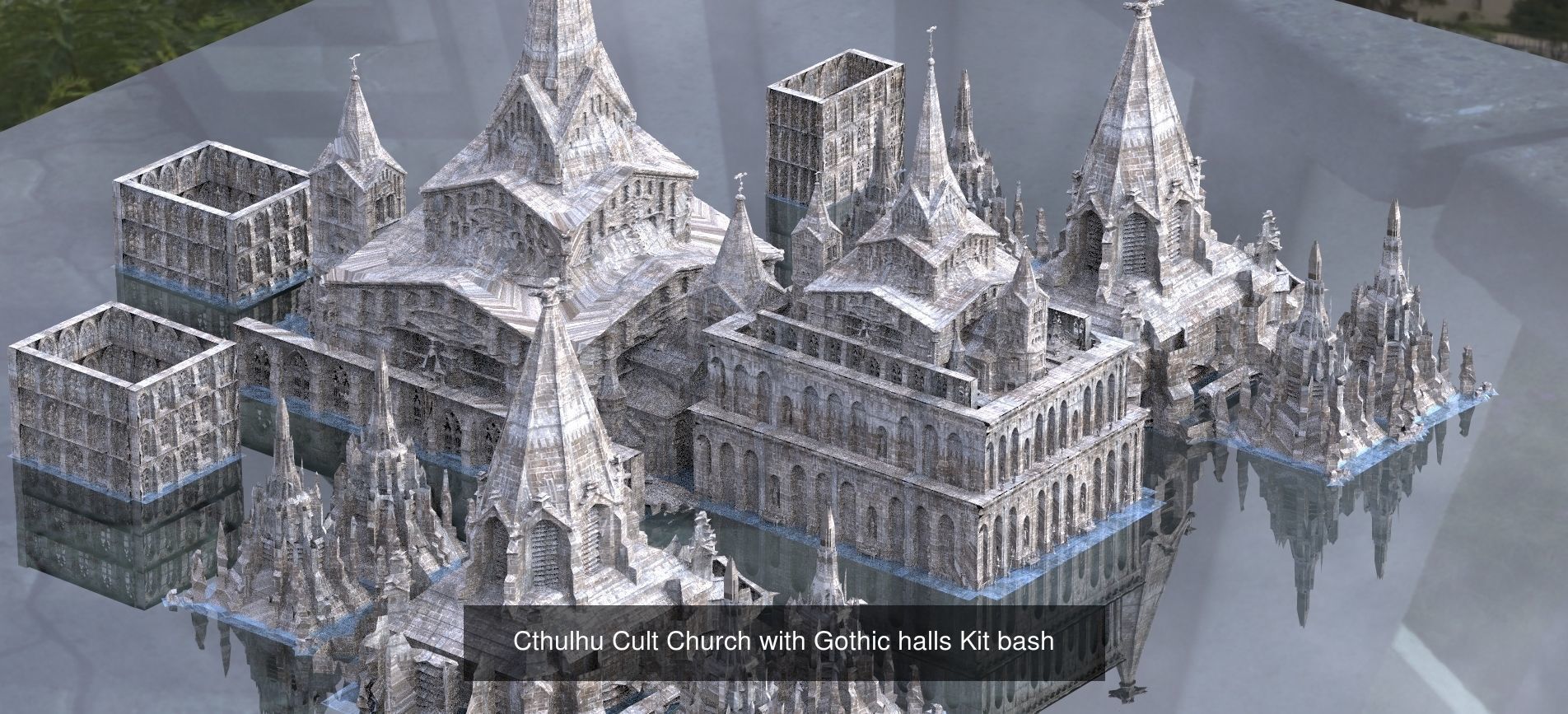 Evil Cult Castle Halls Collections | CGTrader