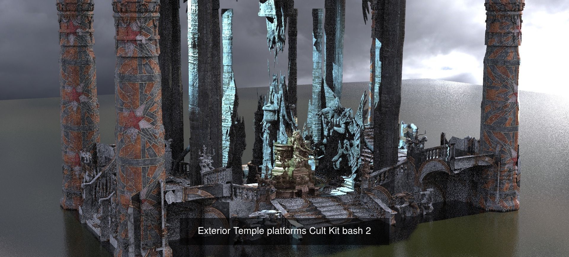 Evil Cult Castle Halls Collections | CGTrader