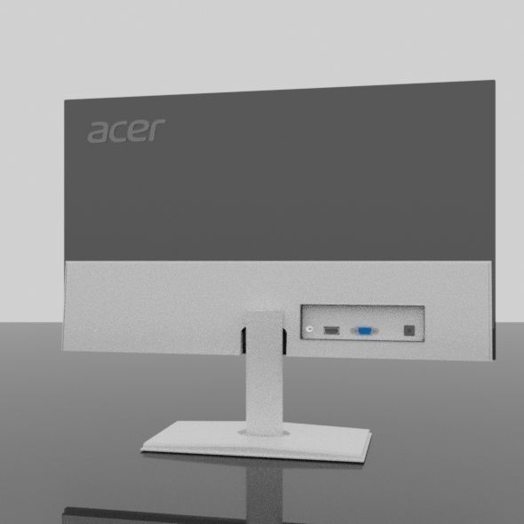 Acer Monitor 3d Model 3d Model Cgtrader