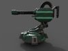Free military automatic sentry gun free VR / AR / low-poly 3D model ...