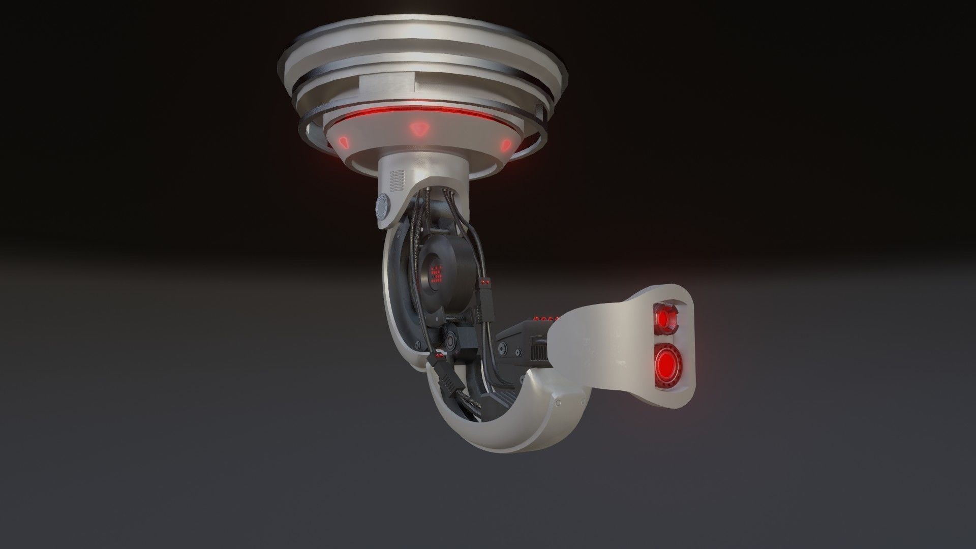 3D model Ai Robot Control Unit Rigged and Animated VR / AR / low-poly ...