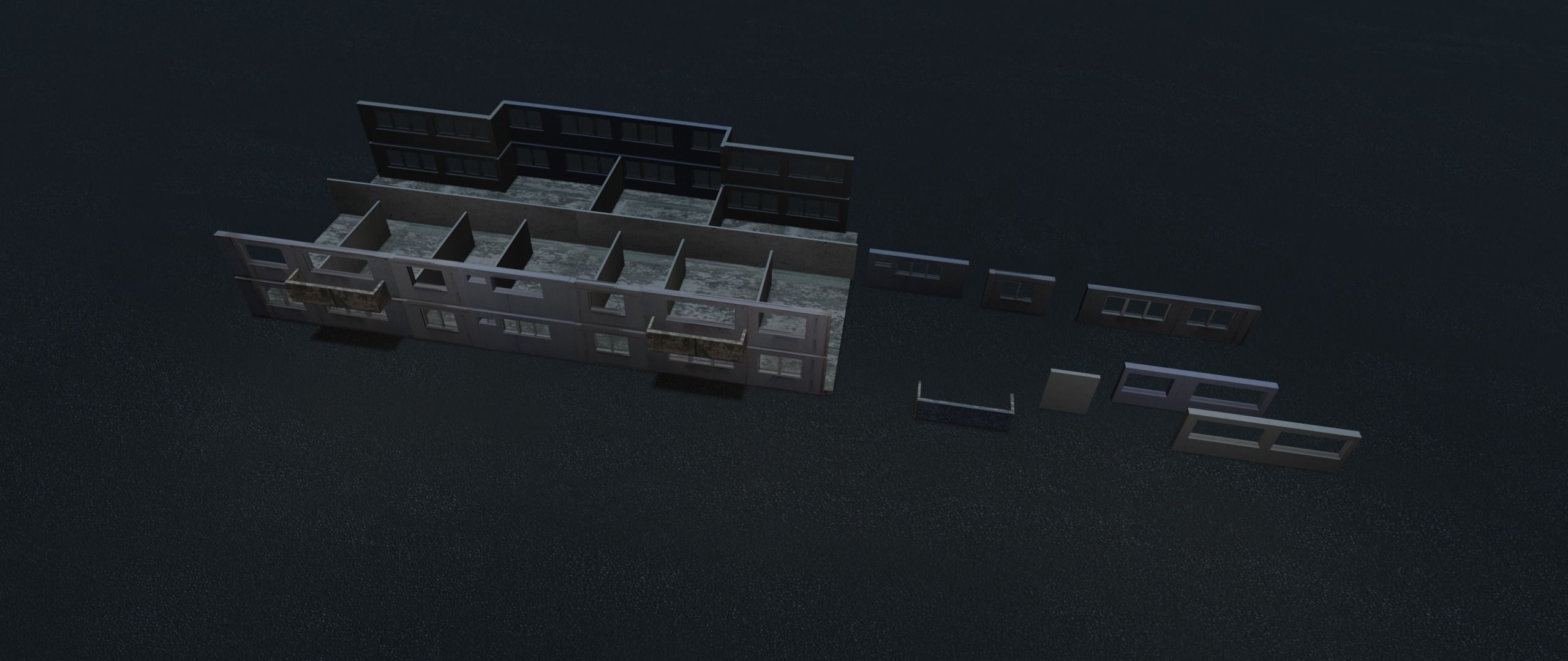 602 project apartment asset free VR / AR / low-poly 3D model rigged ...