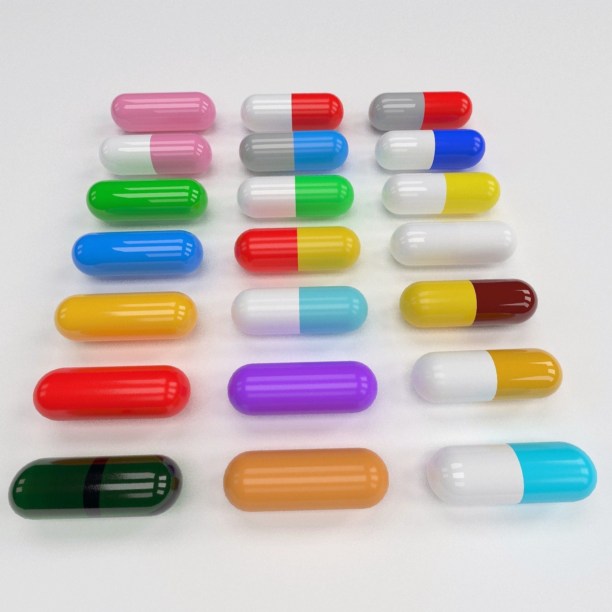 medical capsules 3D model | CGTrader