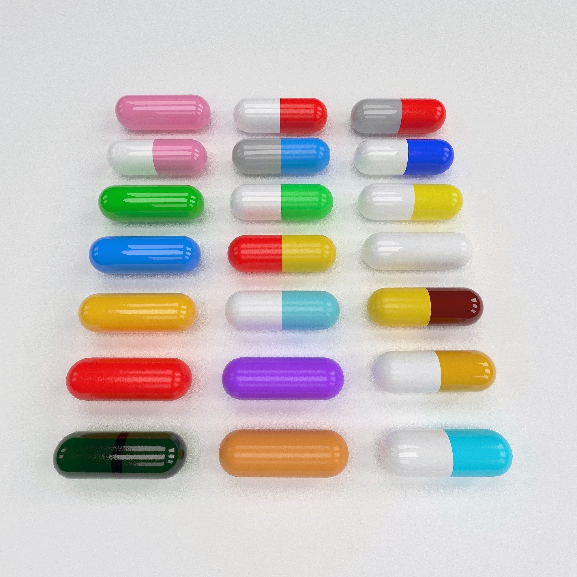 medical capsules 3D model | CGTrader