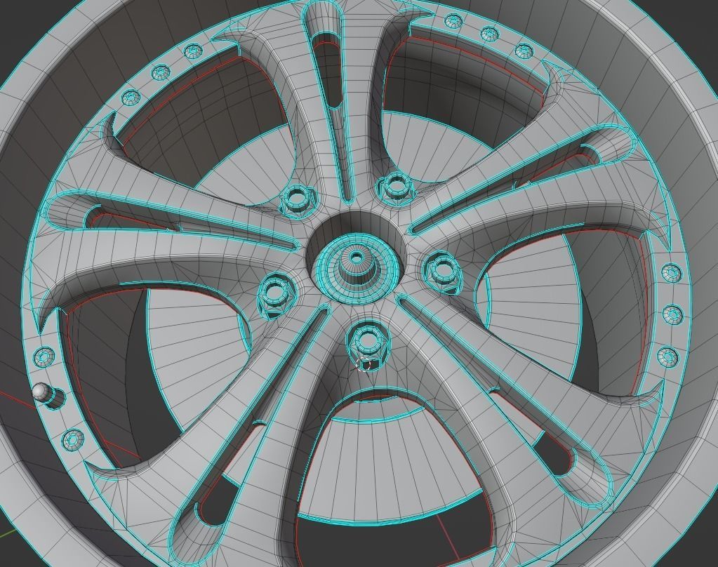 3D model Kranze Cerberus II - Wheels - Game Ready VR / AR / low-poly ...