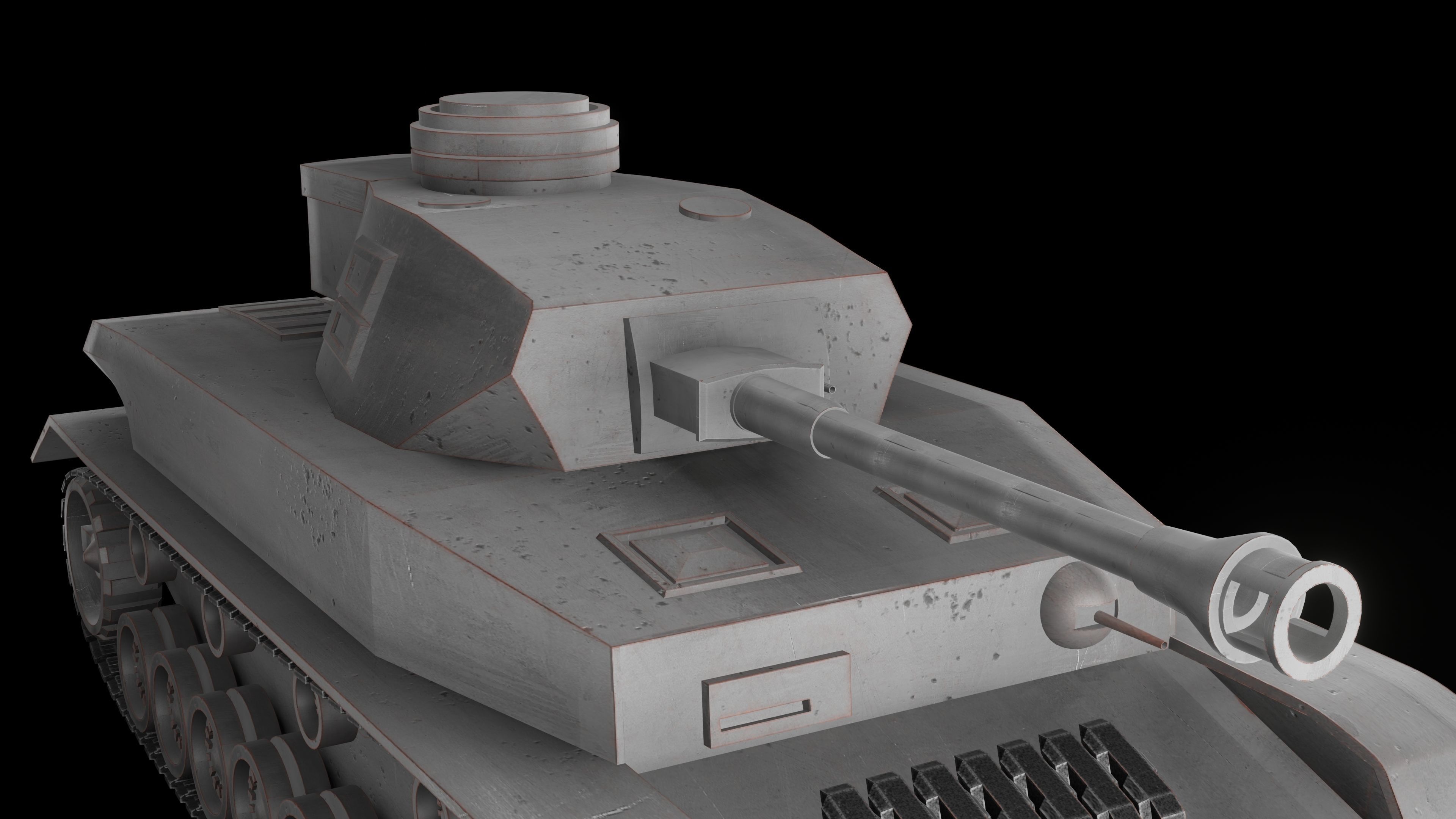 3D model Panzerkampfwagen IV Ausf G VR / AR / low-poly | CGTrader