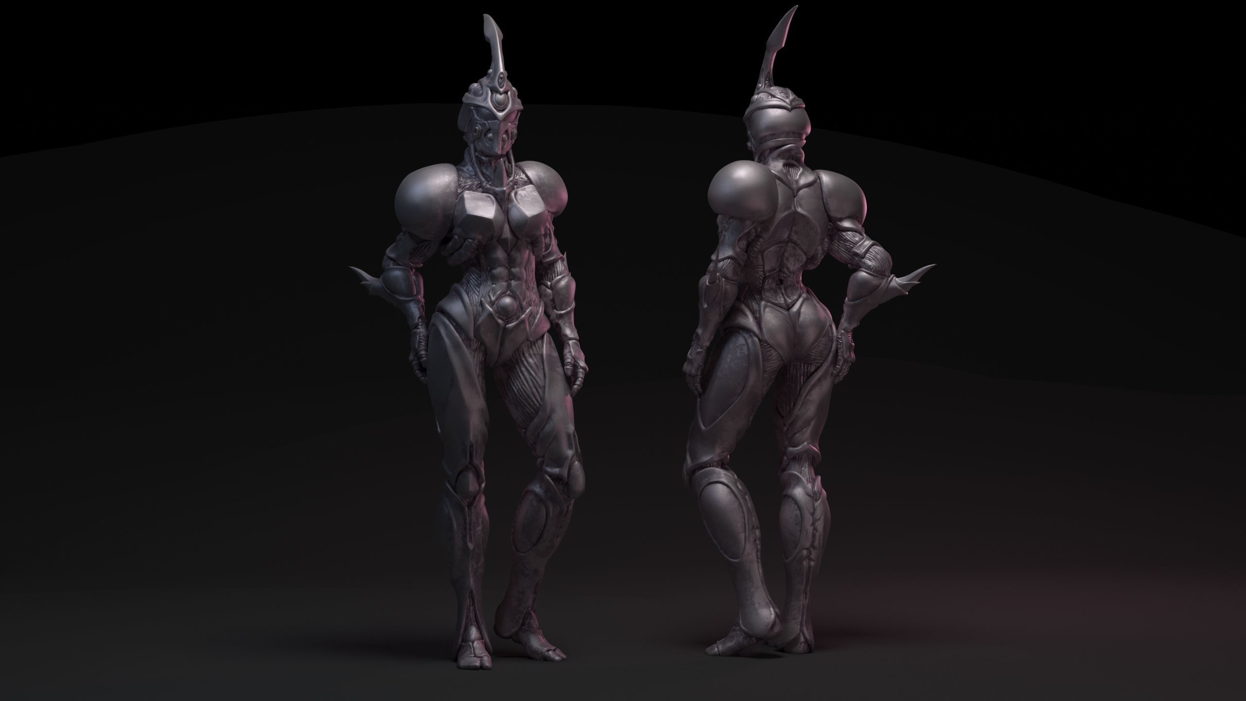 Guyver Girl Ready to print 3D model 3D printable | CGTrader