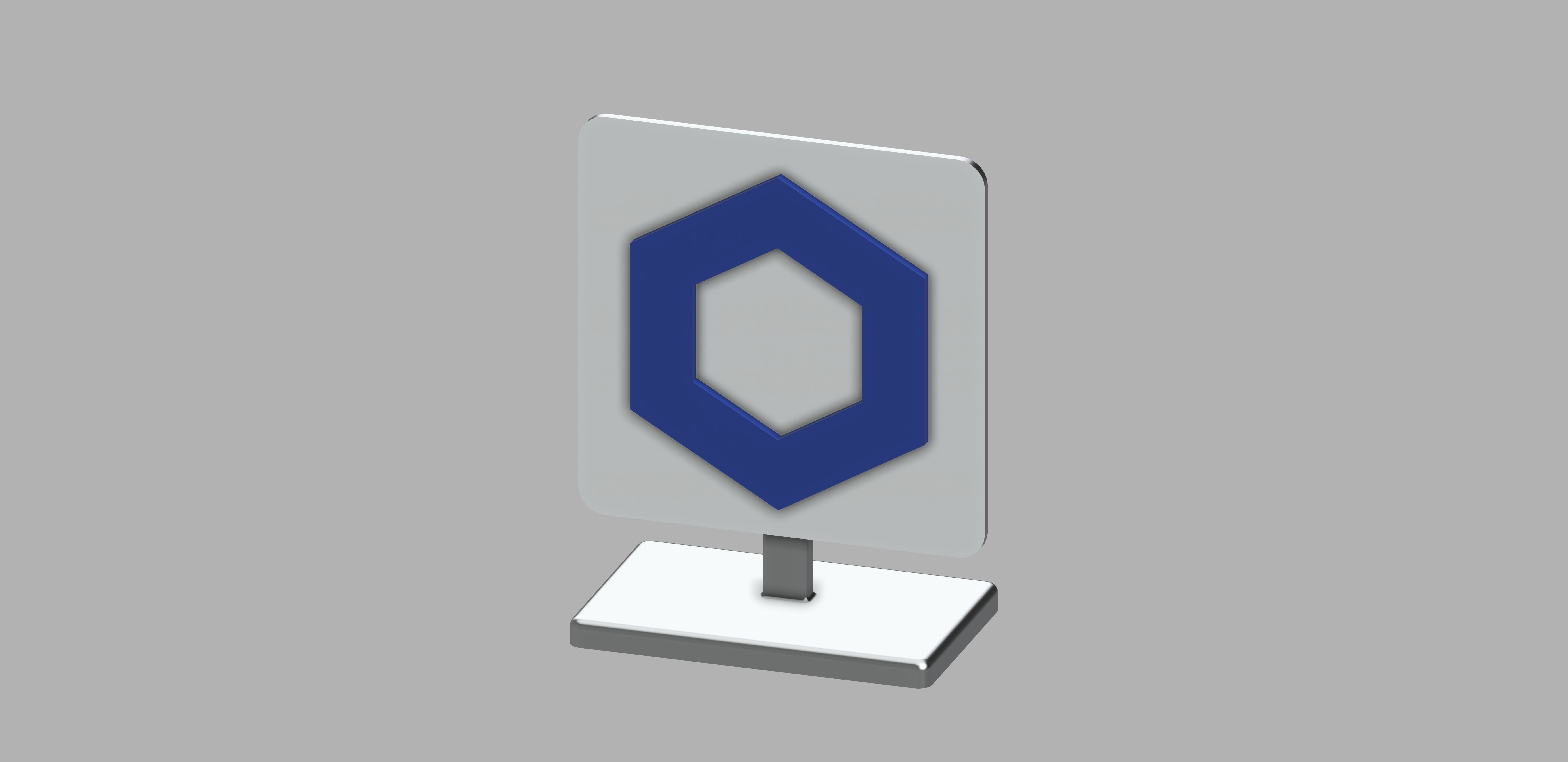 CHAINLINK Logo Stand 3D model 3D printable | CGTrader