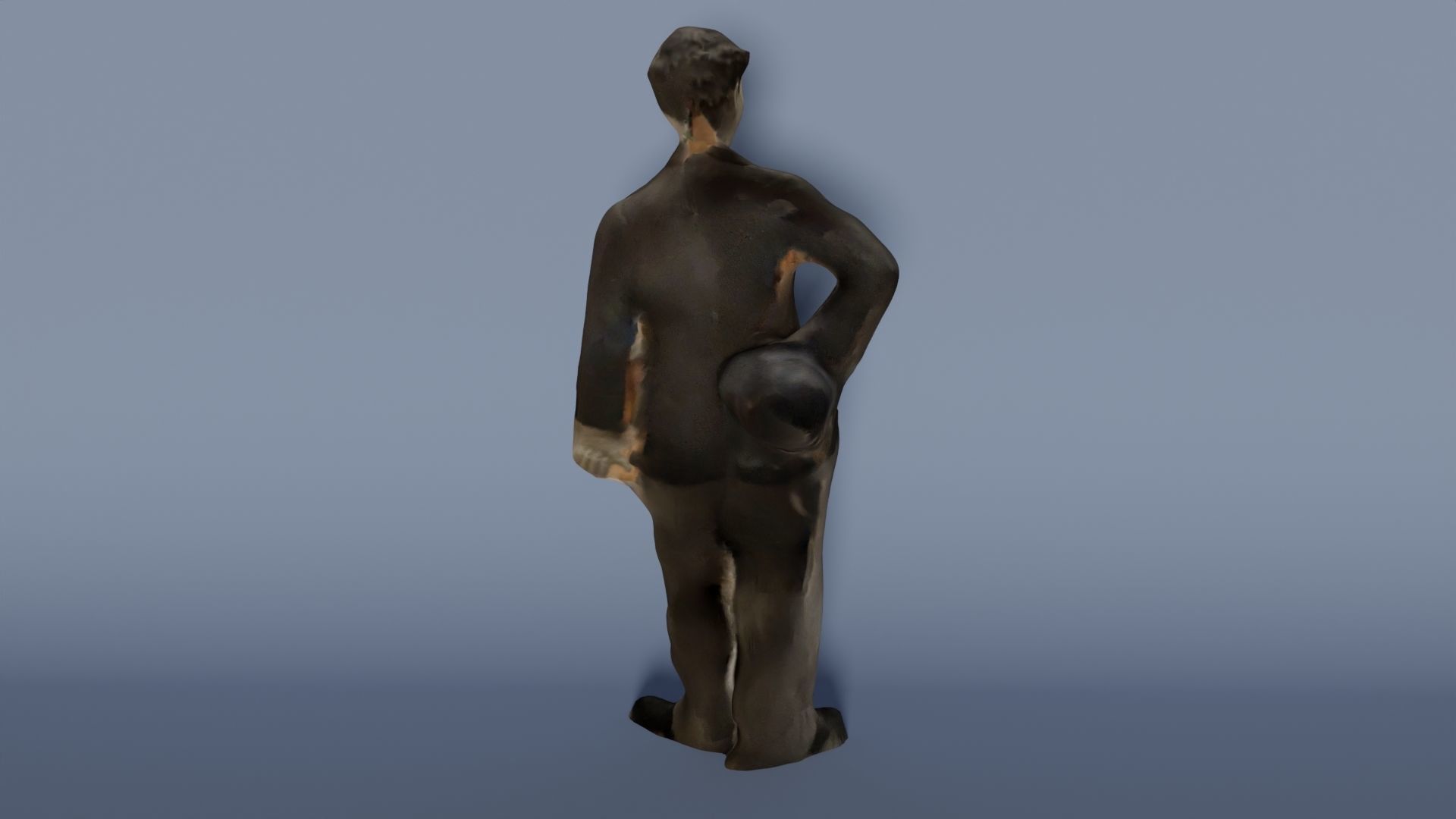 3D model Charlie Chaplin Figure Photoscan VR / AR / low-poly | CGTrader